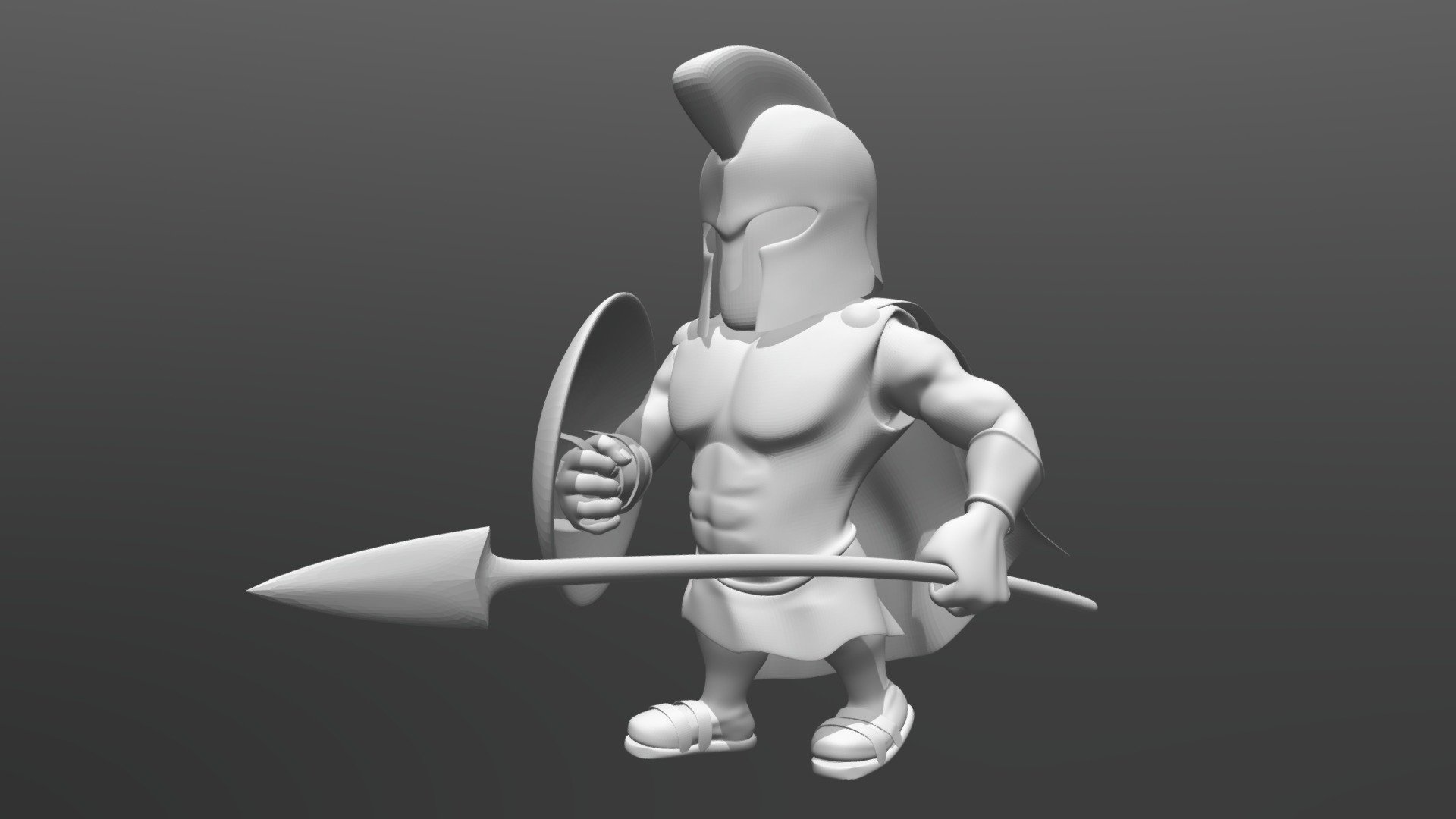 Spartan Character - 3D model by Sergiu.Matei [28006f8] - Sketchfab