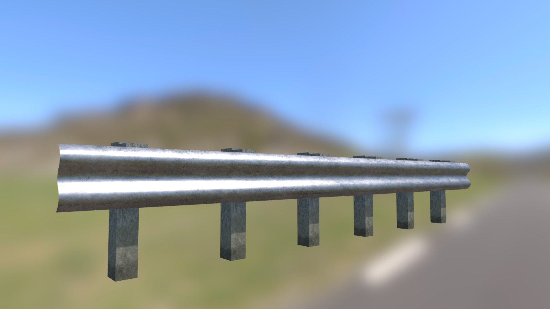 Road Separation Fence Deformation - Download Free 3D model by Frice ...