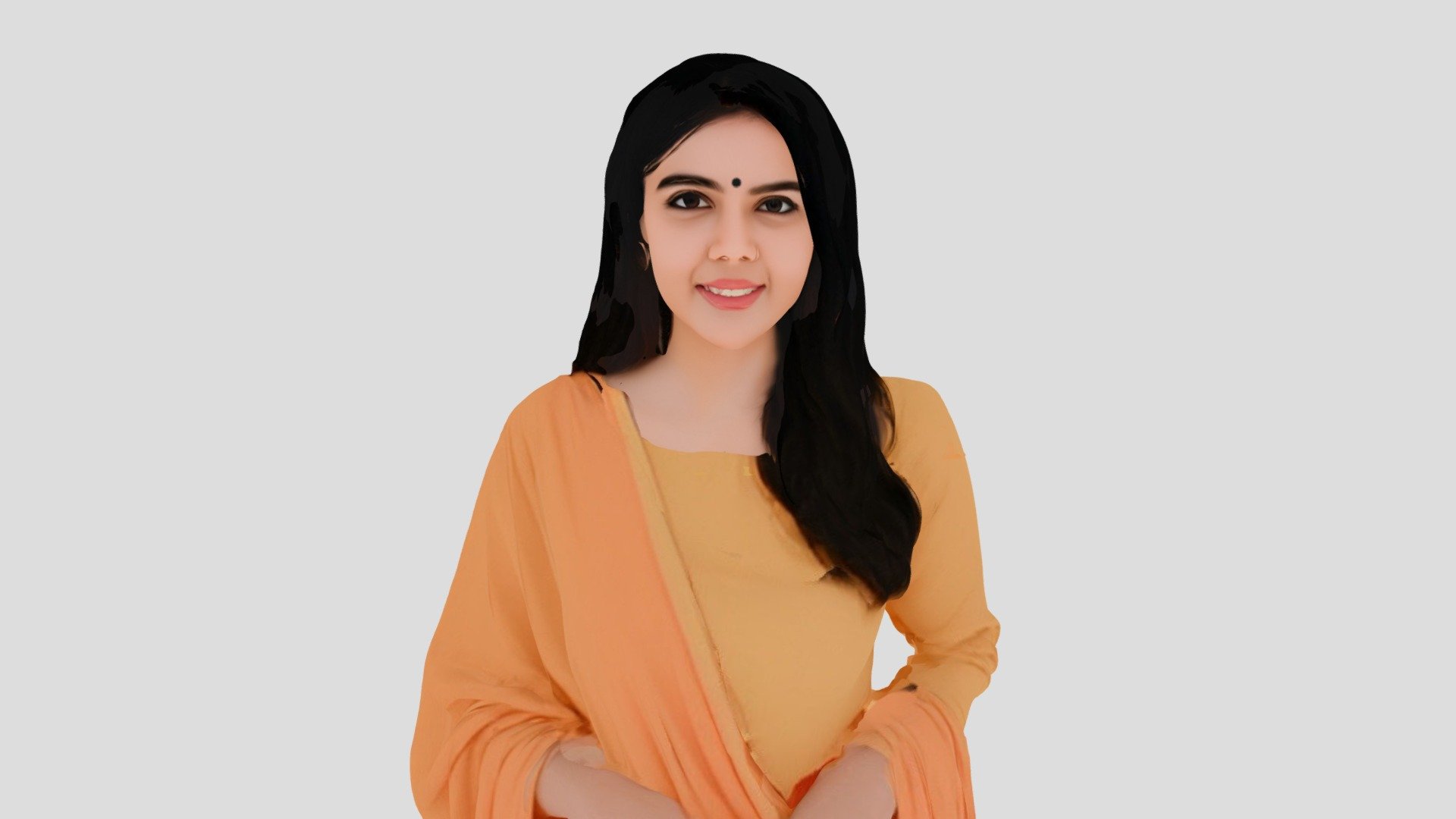 Kalyani Priyardarshan - 3D model by Vivek Narzary (@vneducation) [2802105] - Sketchfab