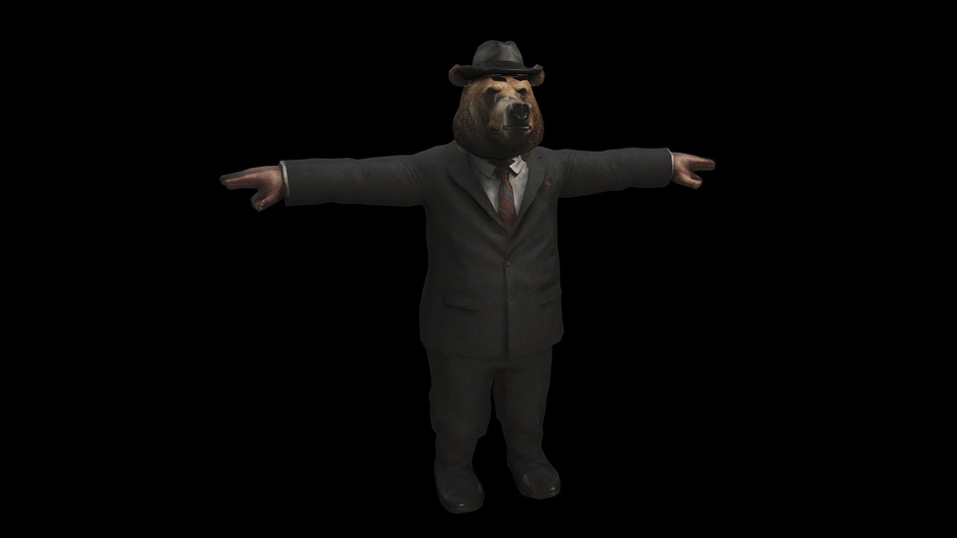 Bear Mafia - Character - 3D model by ALTEREGO (v.a.c.u.u.m.) (@v.a.c.u.u.m.) [2804492] - Sketchfab