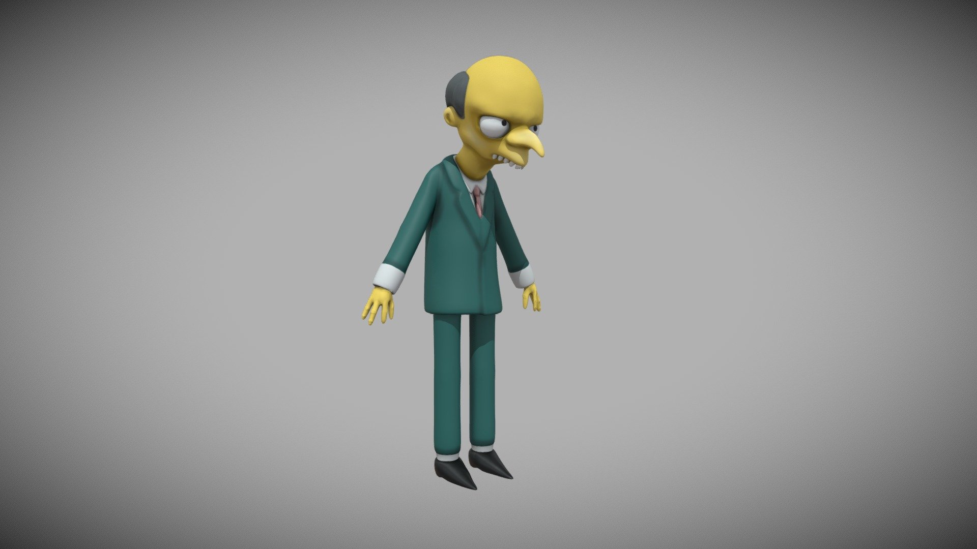 Mr Burns - 3D model by Chuliaw (@julia.cappurri) [280517e] - Sketchfab