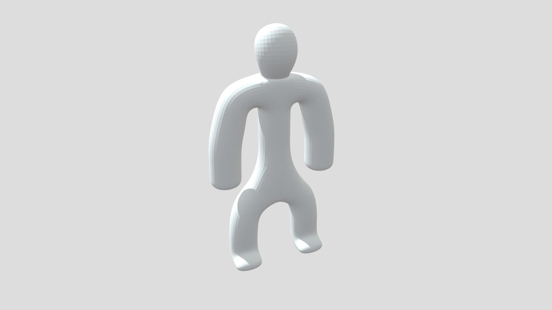 Stickman - Download Free 3D model by Lion (@levkost777) [2805e43 ...