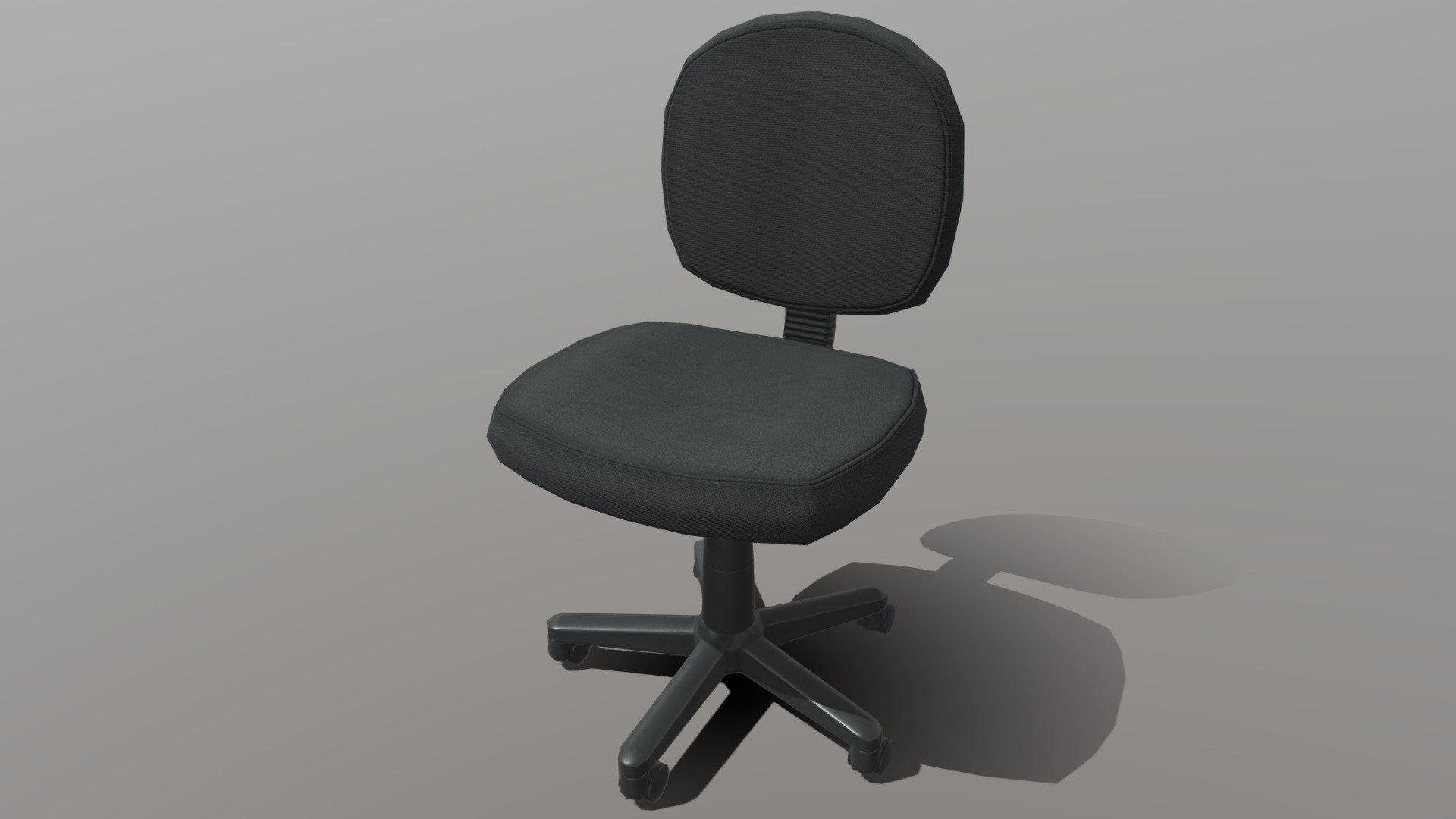 Office Desk Chair Basic - 3D model by Bumbadida [280658f] - Sketchfab