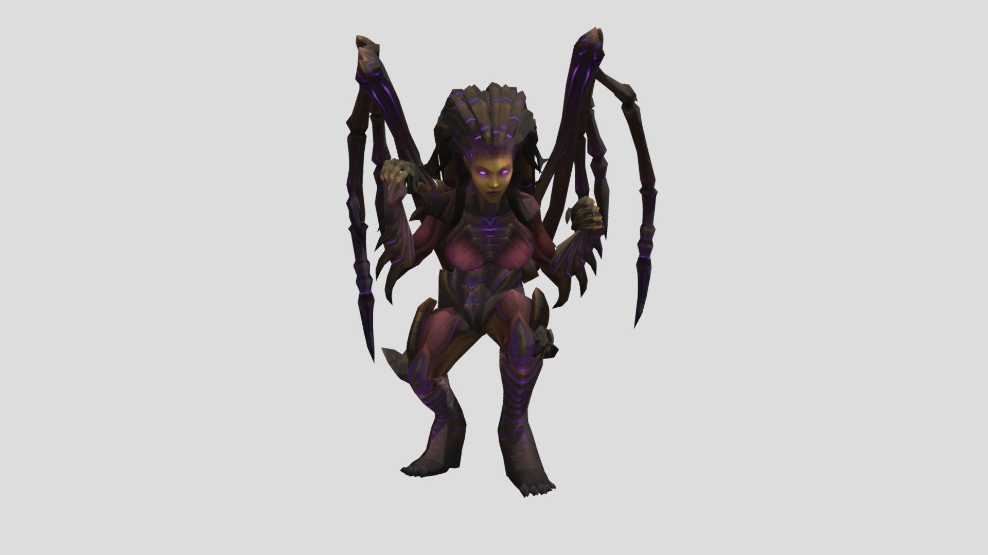 Kerrigan - Infested - Starcraft 2 - Download Free 3D model by ...