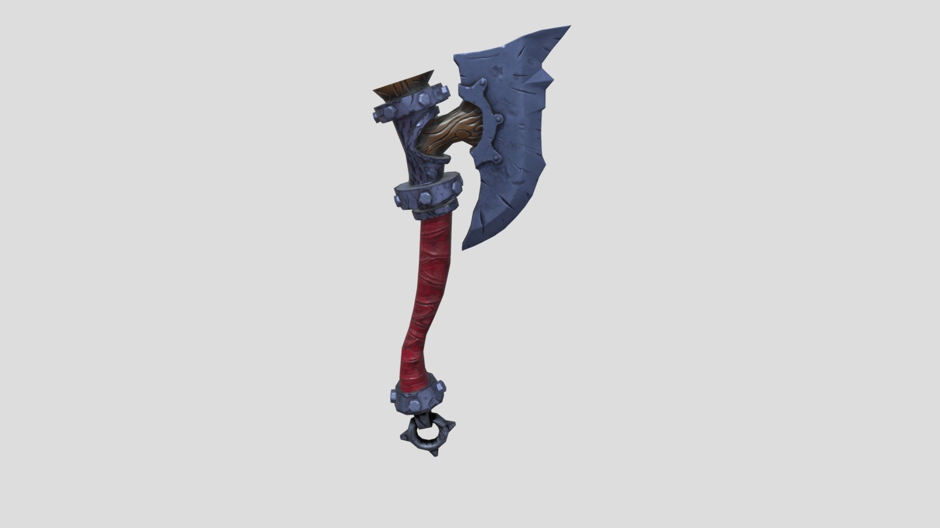 Stylized Axe (practice ) - 3D model by telnov [2806f84] - Sketchfab