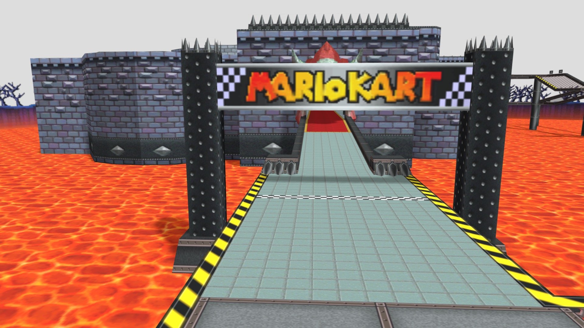 DS DSi - Mario Kart DS - Bowser Castle - 3D model by Fortnite ...