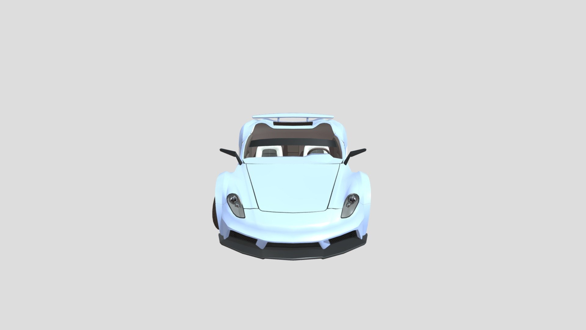 C7 Tuner Car White - Download Free 3D model by Cat studio (@indrajithpe ...