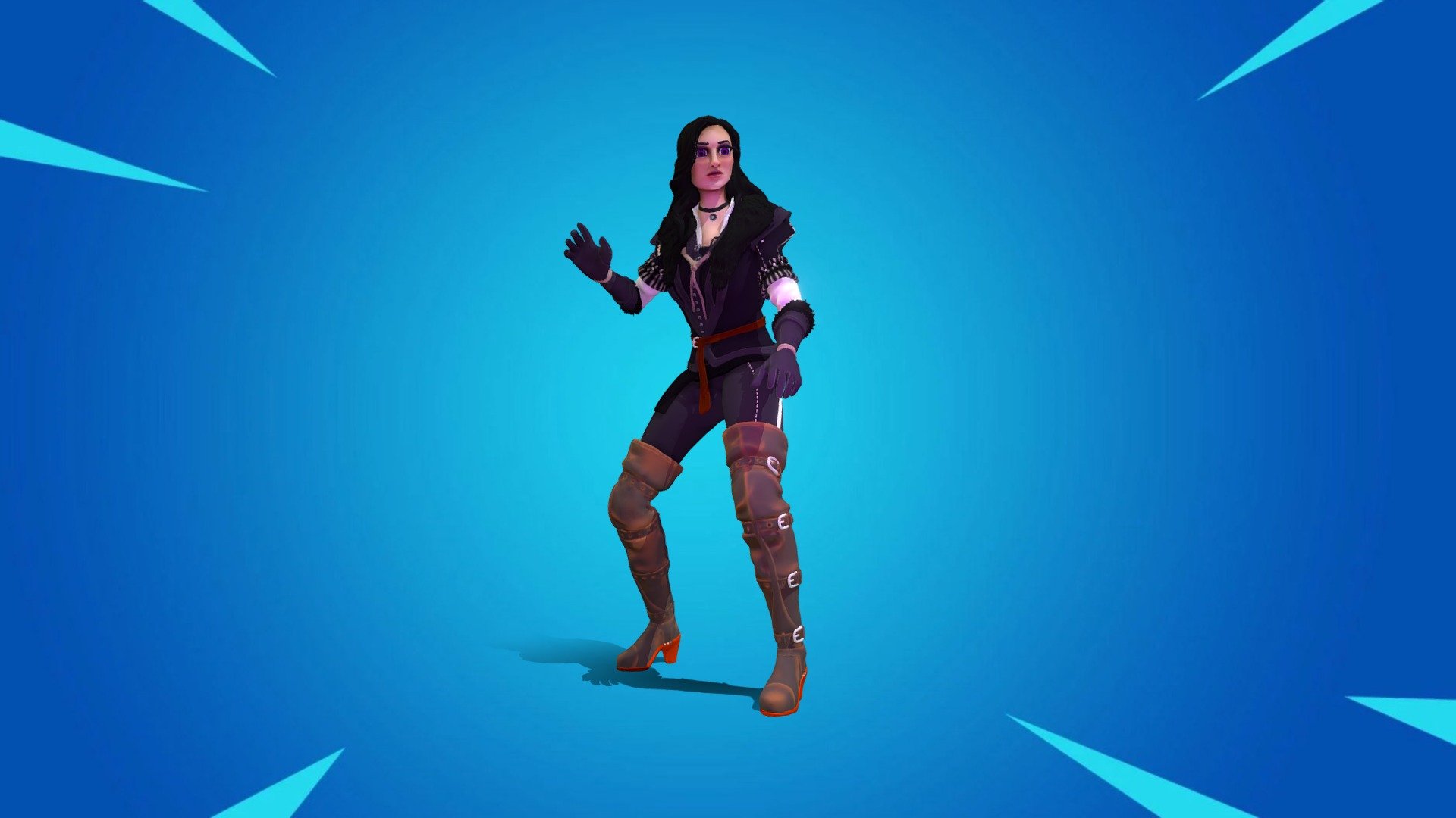 Witcher: Yennefer in Fortnite Animated - 3D model by Kyle DeGroot Art ...