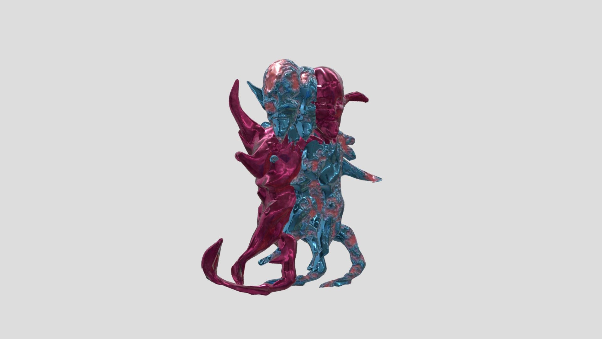 3heads - 3D model by takuya.simosaka5 [2807fb1] - Sketchfab