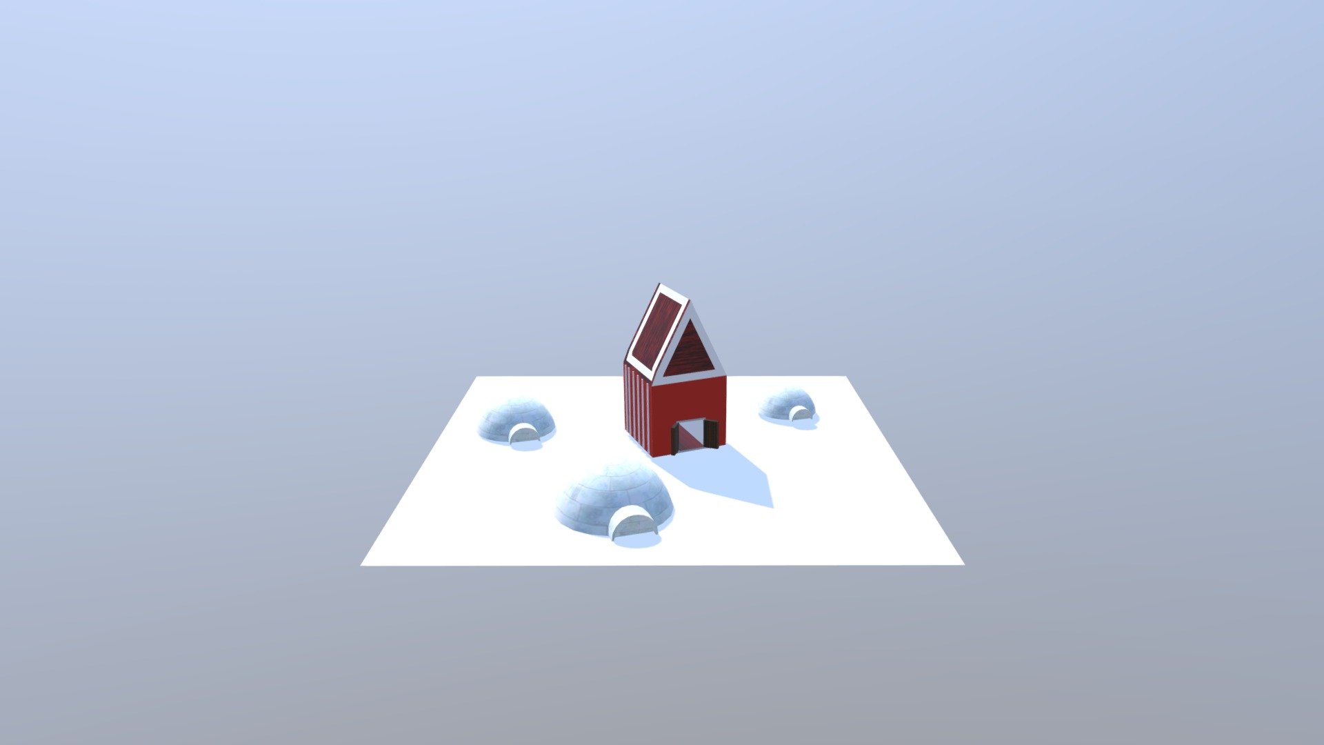 Buildings In The Artic - 3D model by jael.5 [2808c21] - Sketchfab