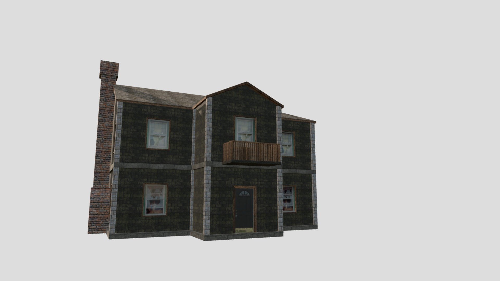 Old House - Download Free 3D model by DarwinDOS (@darwin.art) [28097e6 ...