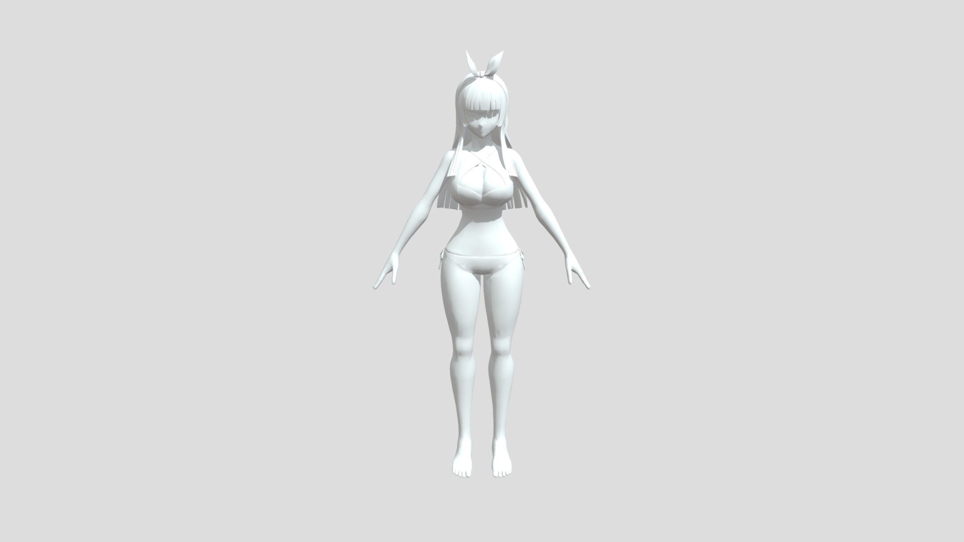 Kagura Swimsuit - Download Free 3D model by Oui (@metooanicet) [280a54f] - Sketchfab