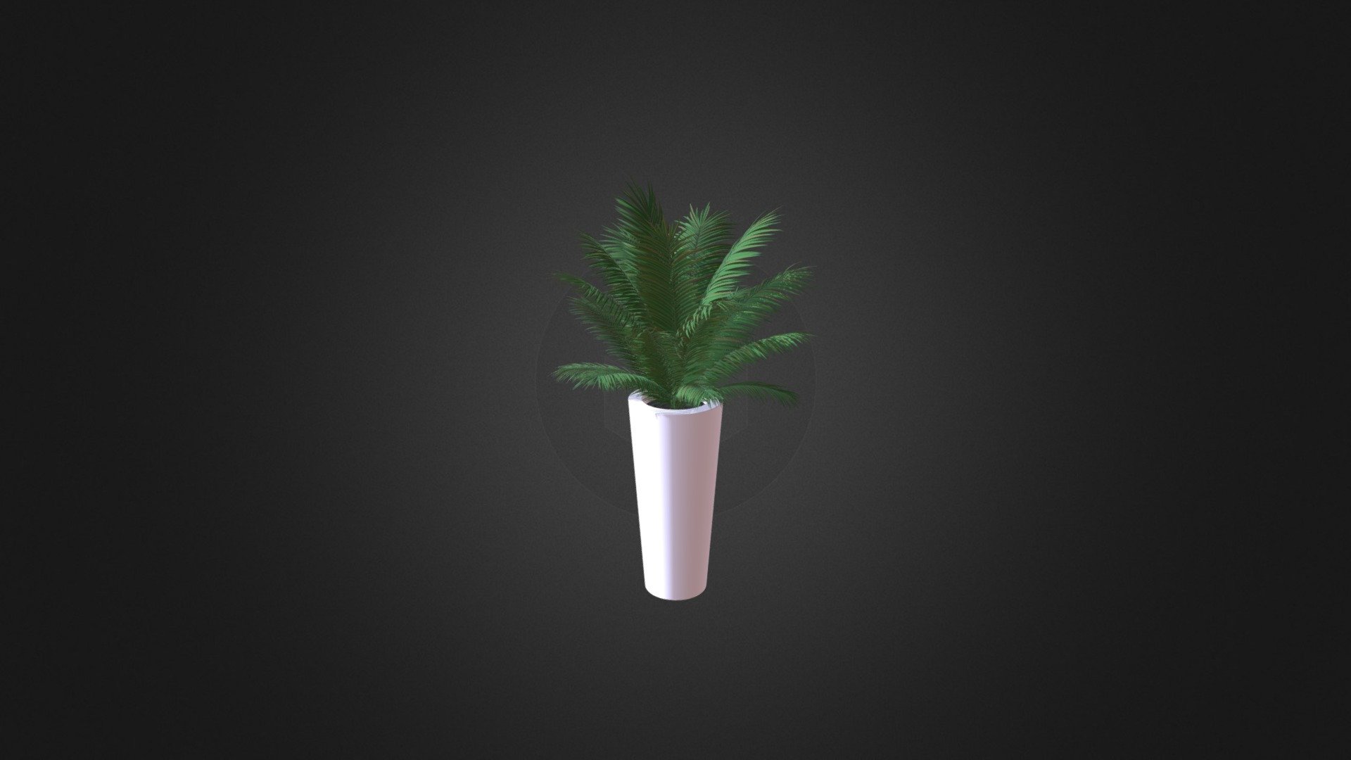 Palm Tree in Round Pot 4 - Buy Royalty Free 3D model by cgaxis [280bade ...