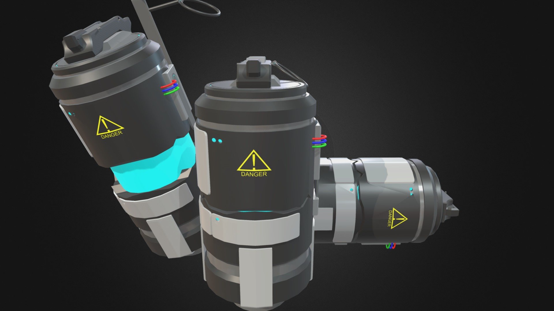 Blaze smoke grenade - 3D model by AceTheDragon (@sola55555) [280fd24 ...
