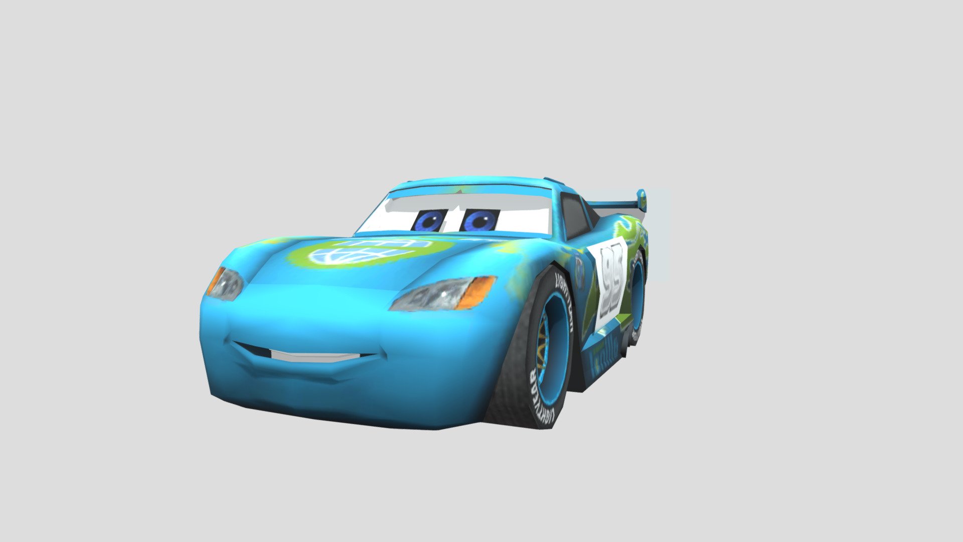 WGP Blue Lightning McQueen (3DS) - Download Free 3D model by kanaleja87 ...