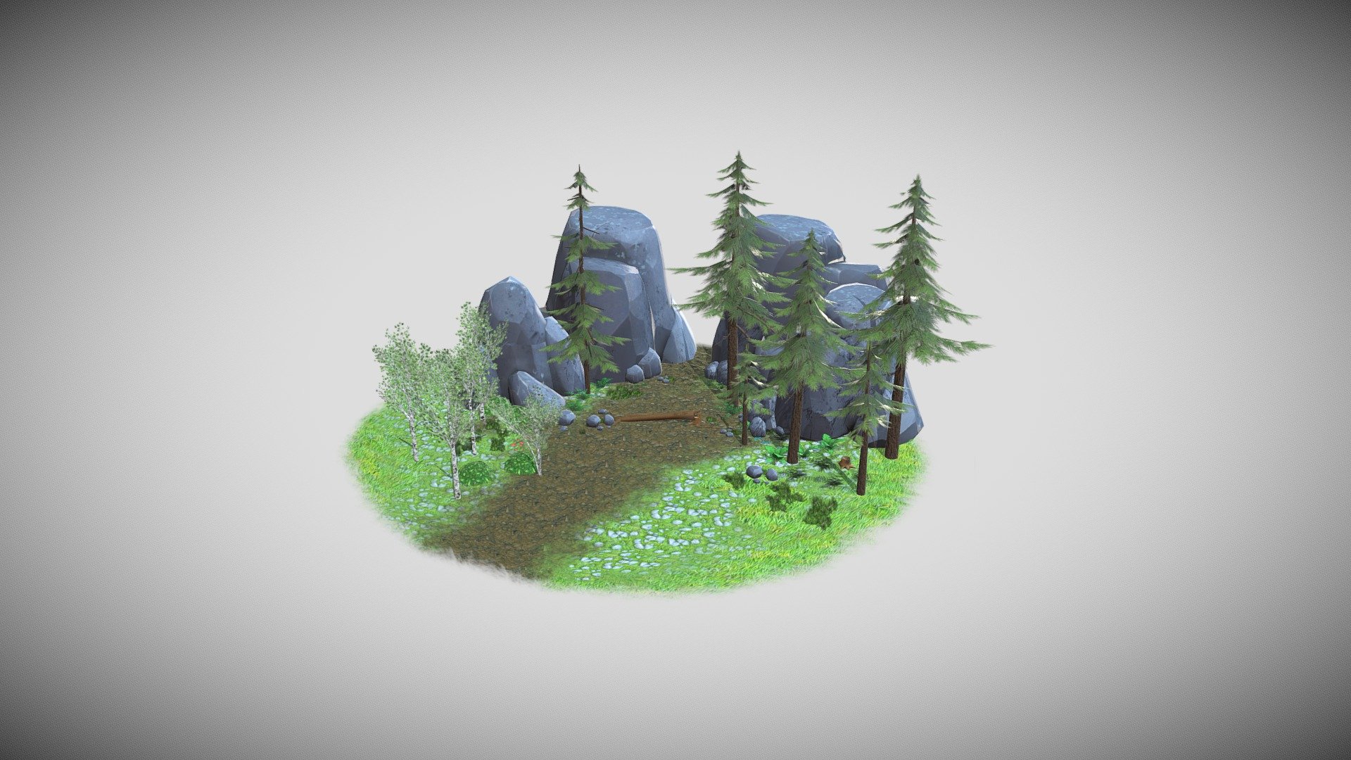 Stylized Forest Pack - Buy Royalty Free 3D model by KatH (@kharhala ...