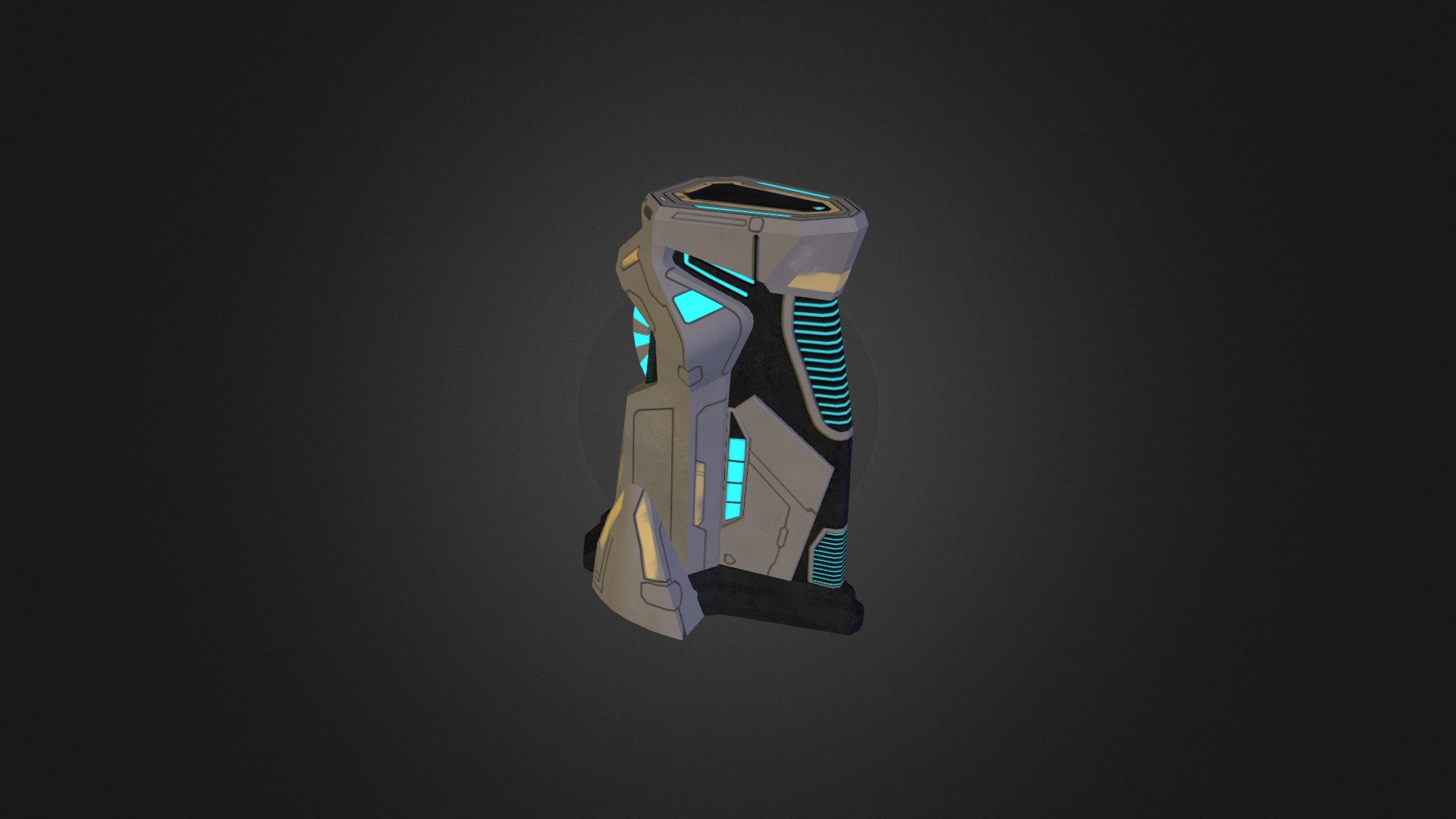 Turret base - 3D model by Igor Cvasniuc (@icvasniuc) [28163f9] - Sketchfab