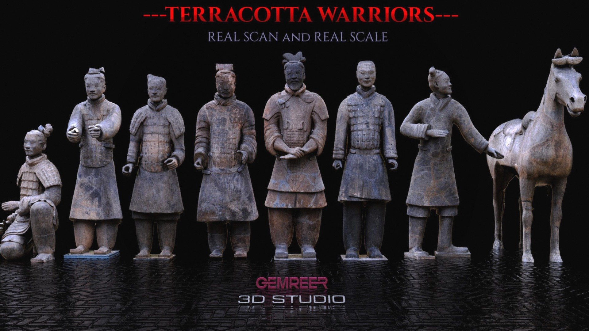 Terracotta Army Real Scan Real Scale - 3D model by Gökhan Emre Er ...