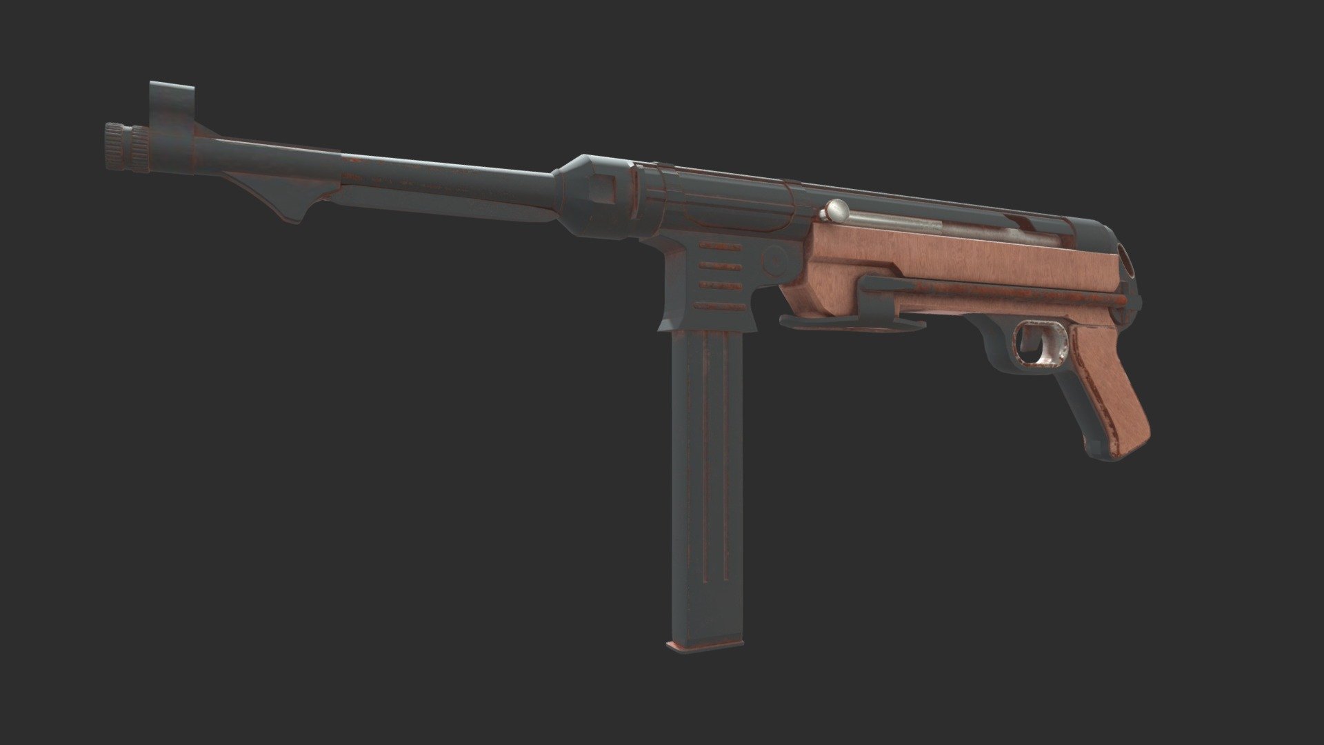 mp 40 - Download Free 3D model by XR0M0PES47 [2819271] - Sketchfab