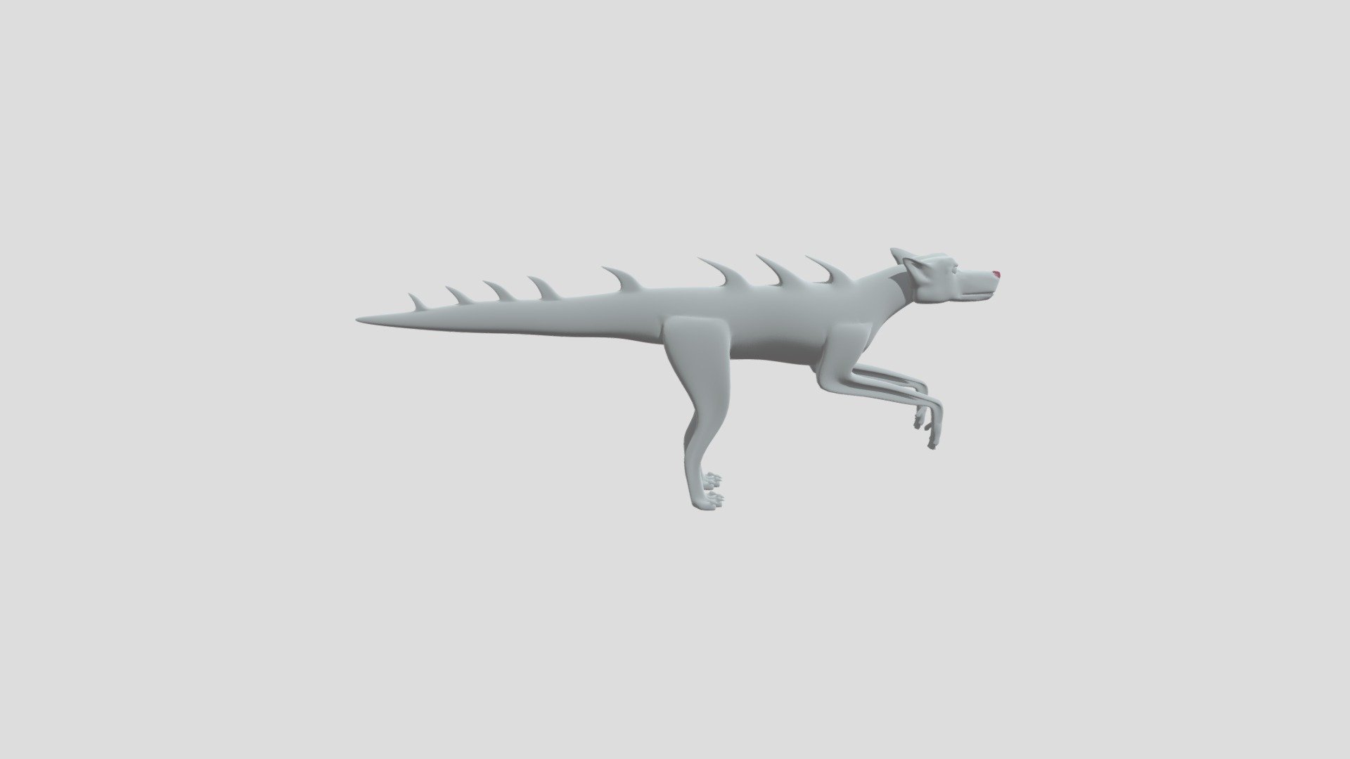 chupacabra- character model - Download Free 3D model by wannabewyvern ...