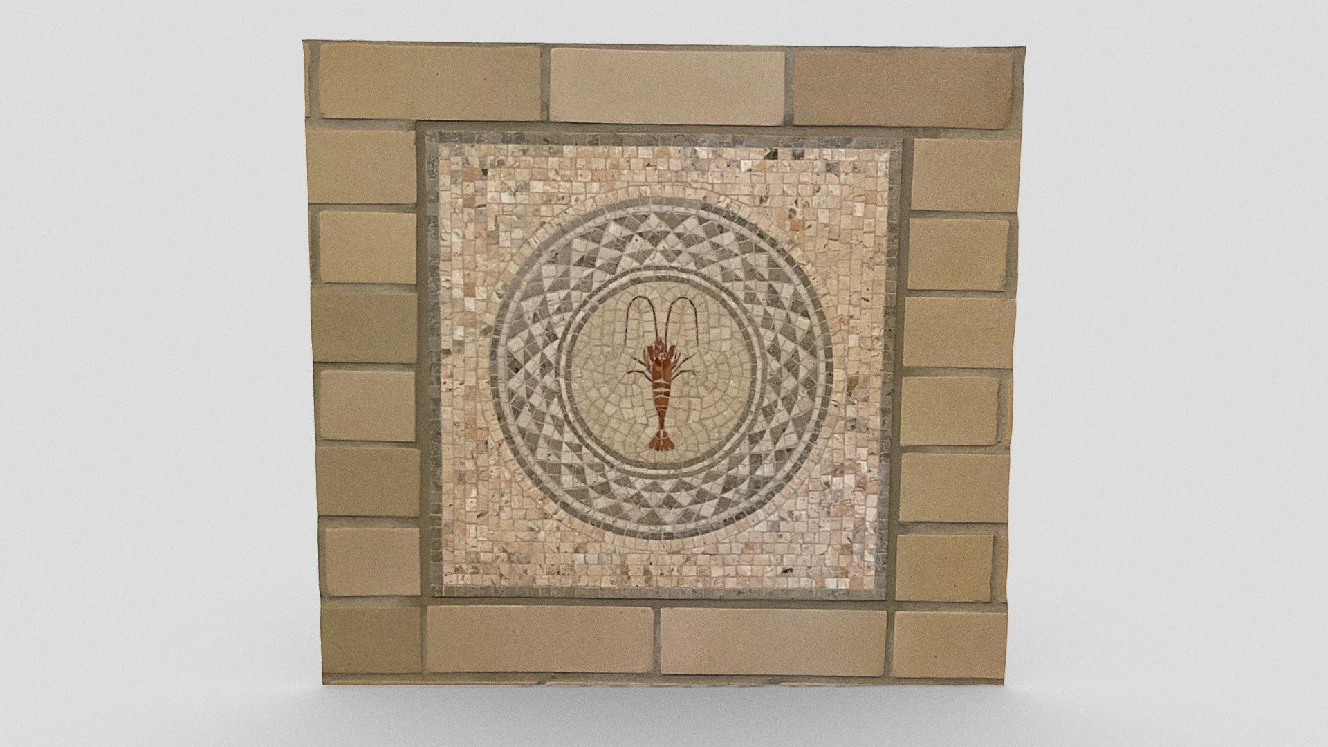 Shrimp mosaic in the Ferry Building, SF - Download Free 3D model by Emm ...