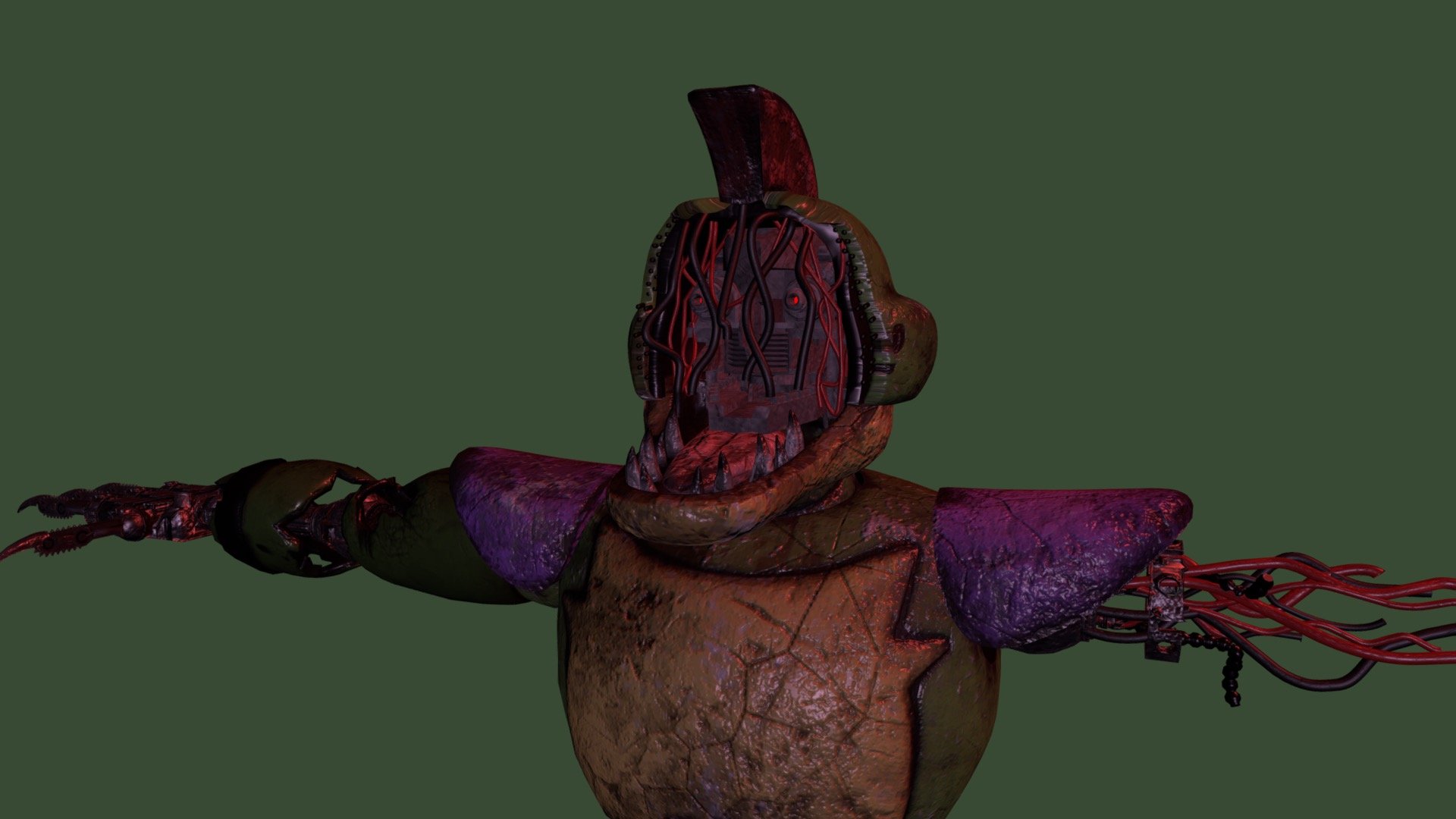 withered-glamrock-monty - Download Free 3D model by 🩸Bloodmc🩸 ...