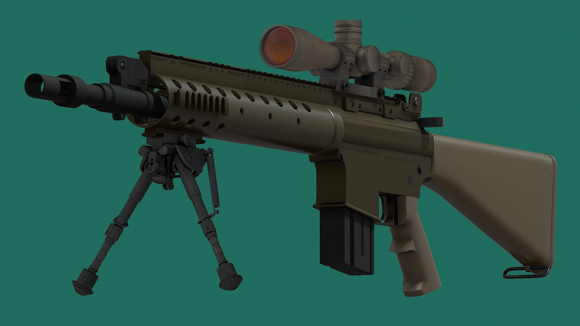 BC MK Mod 0 Delta Force DMR - 3D model by momsboxtv [281d590] - Sketchfab