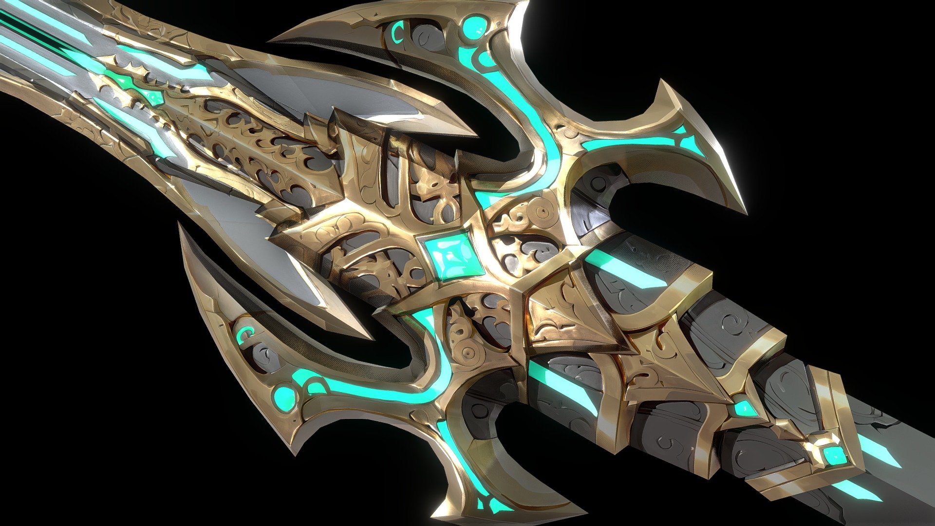 Sword Luxceler - Buy Royalty Free 3D model by Wrotzal [281dcba ...