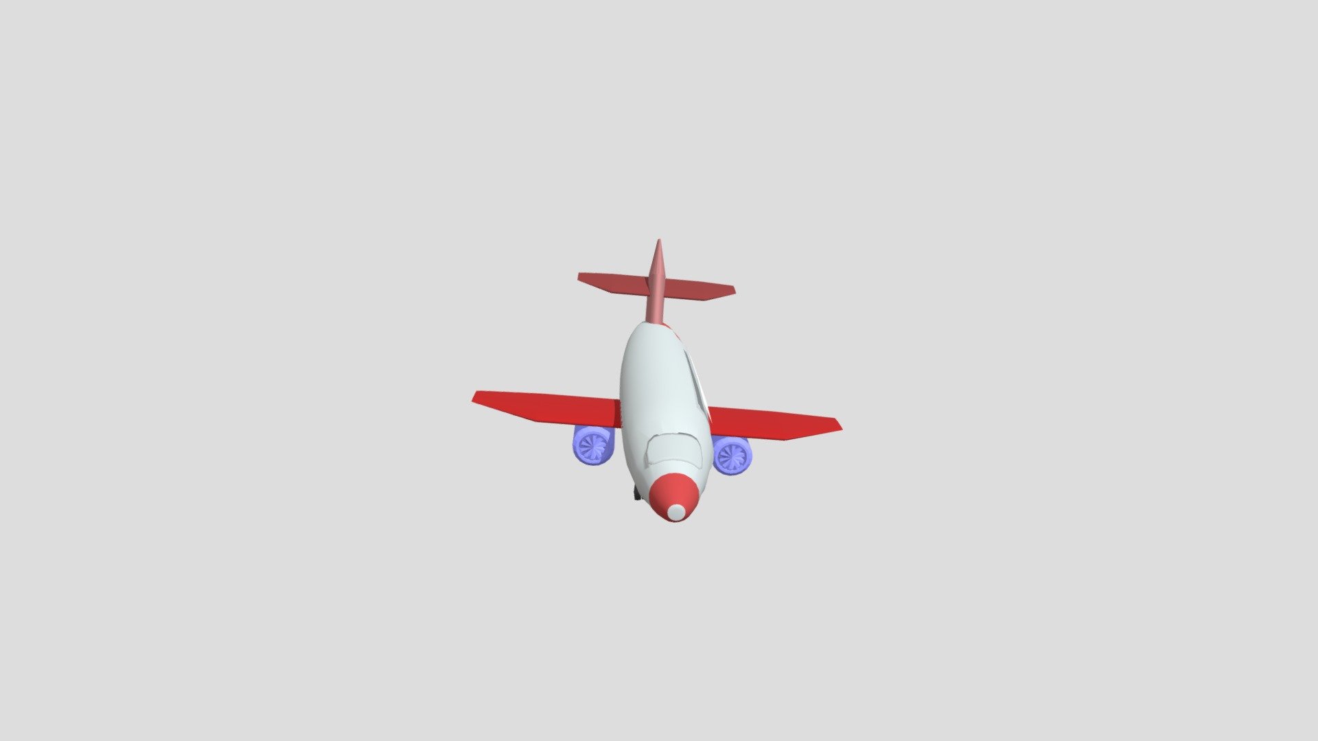 aeroplane - 3D model by Saneesh Sebastian (@saneeshsebastian) [281dd6d ...