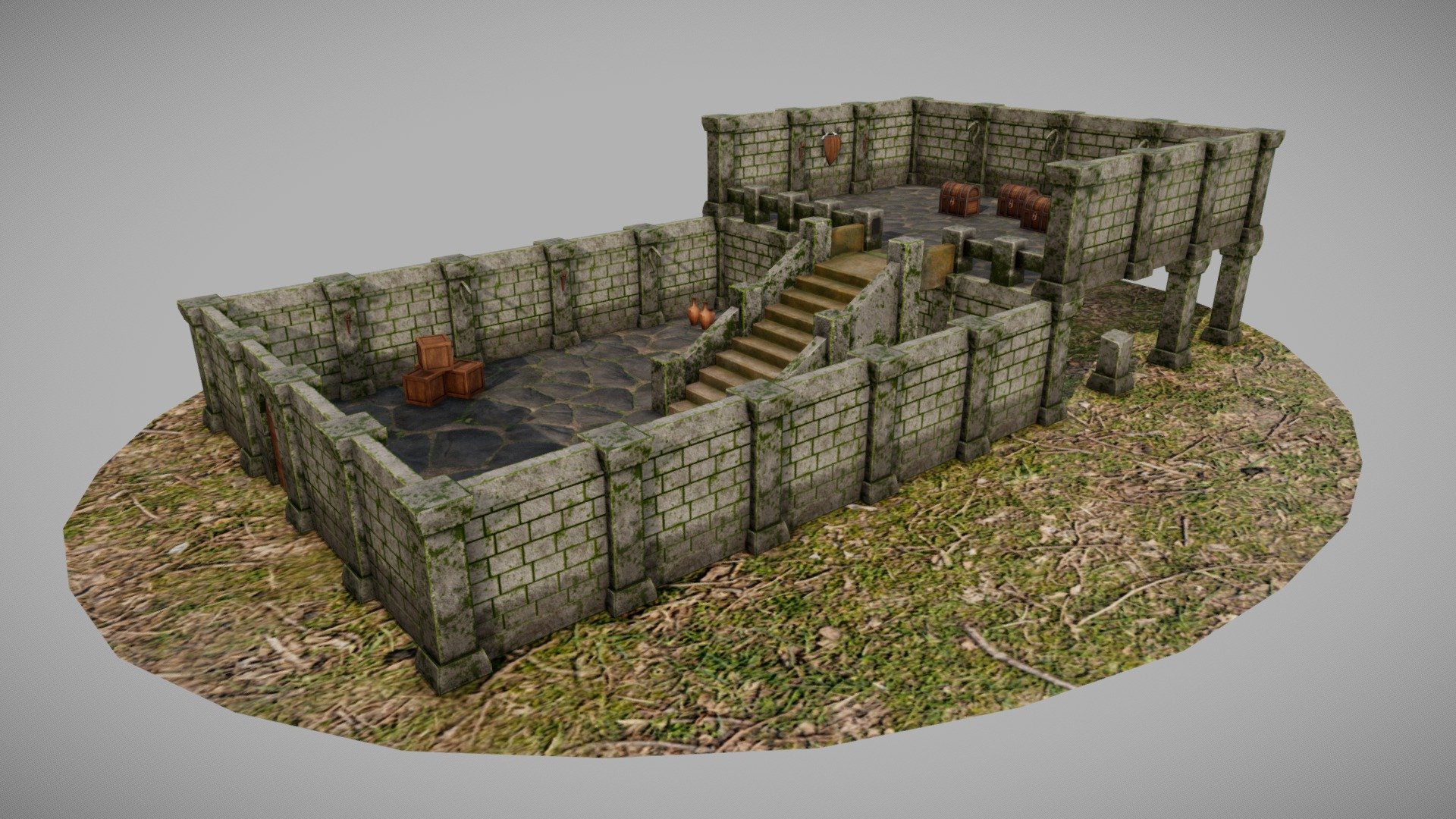 Snake Dungeon - 3D model by TiagoGR [281e900] - Sketchfab
