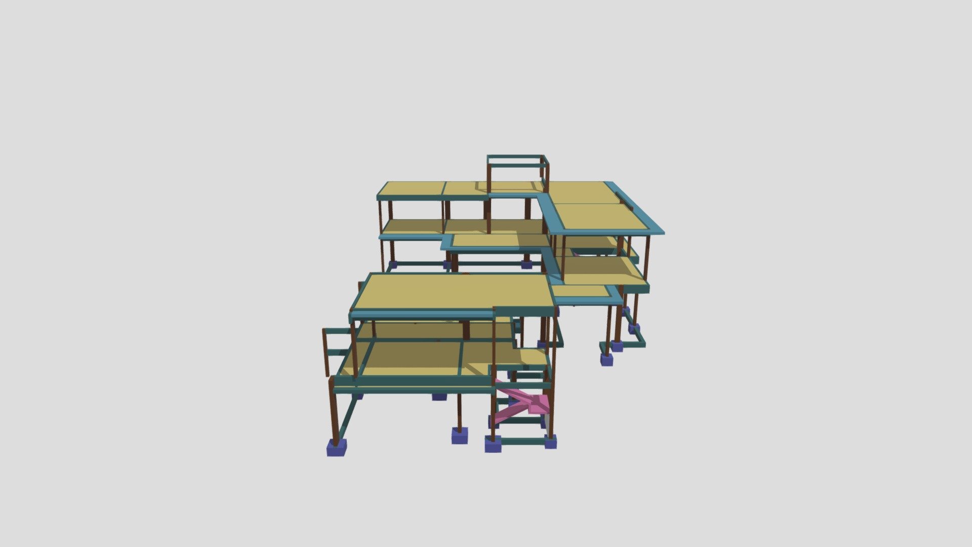 3D Residência MBMF - Alphaville - Download Free 3D model by Daniel ...