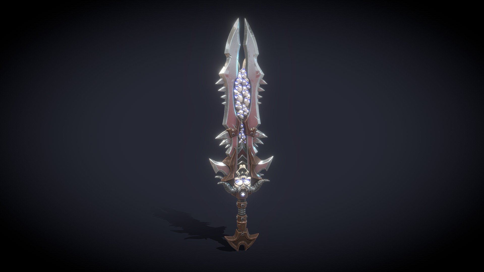 Fantasy/Weapon/Stylize/Greatsword/Endless Menace - Buy Royalty Free 3D ...