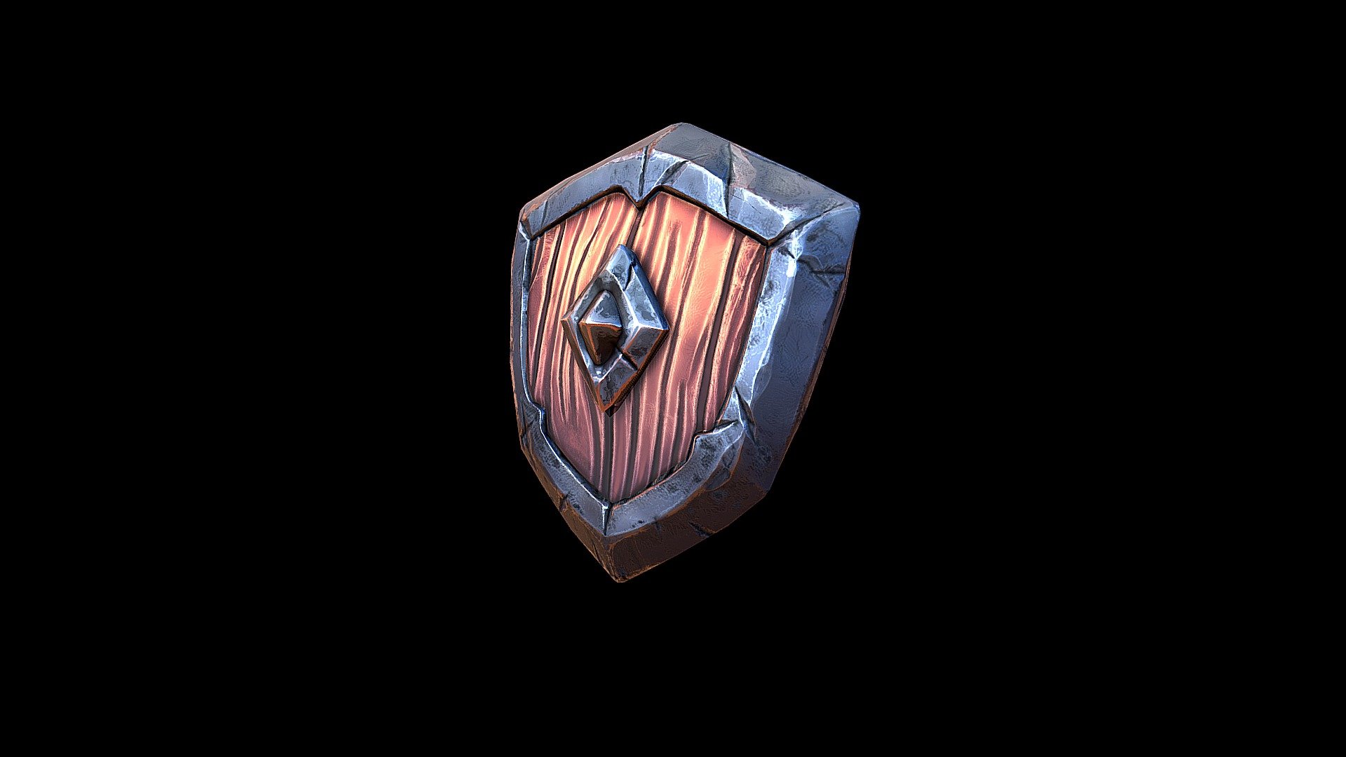 Small Shield - 3D model by renderluz [2820343] - Sketchfab