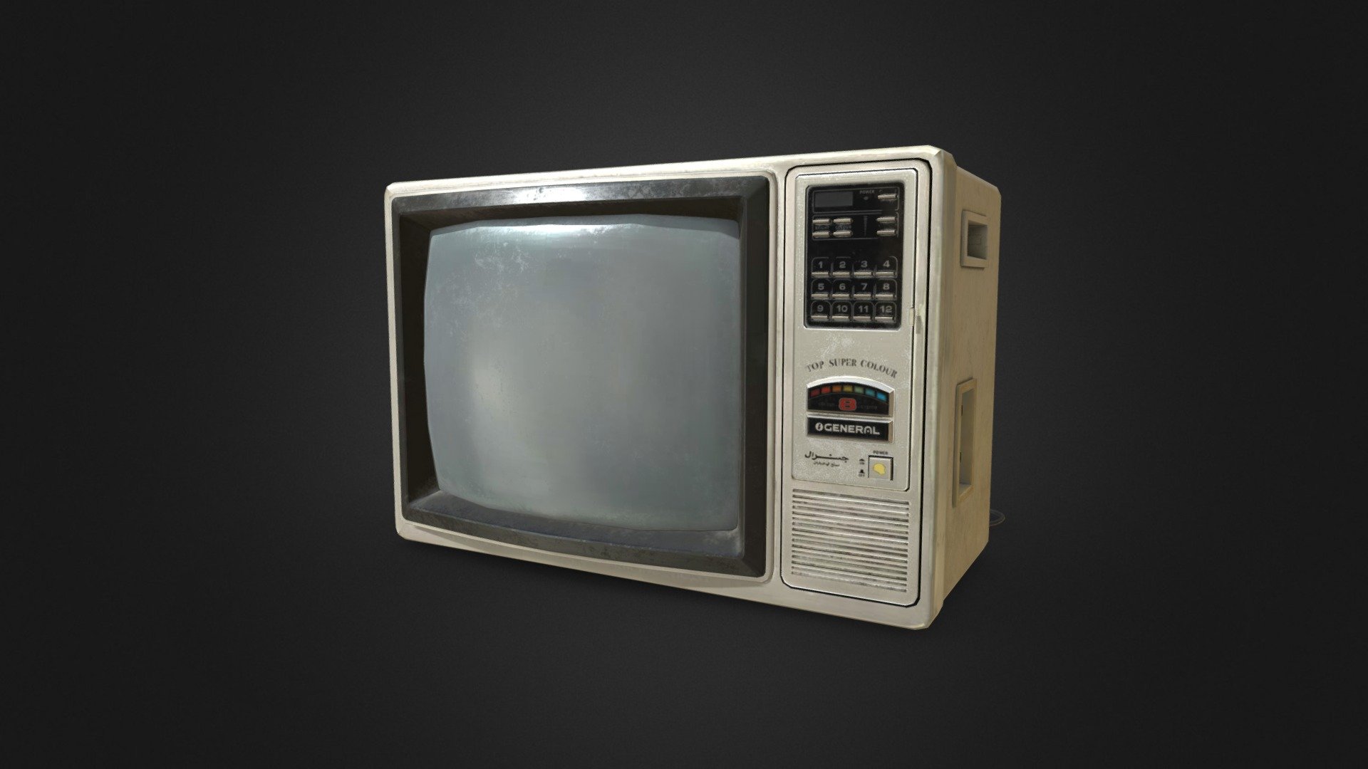 OldTV - 3D model by blu3rose [2821e85] - Sketchfab