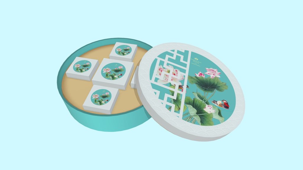 KHS Round Box Opened - 3D model by MMKH [282394c] - Sketchfab