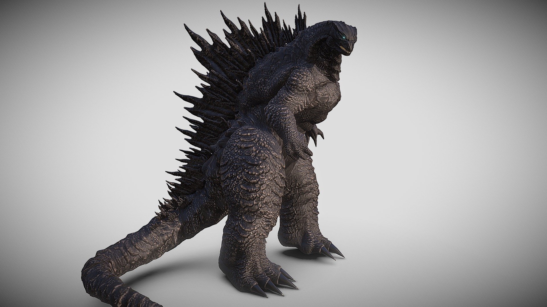 Godzilla - 3D model by pandacommando [2824793] - Sketchfab