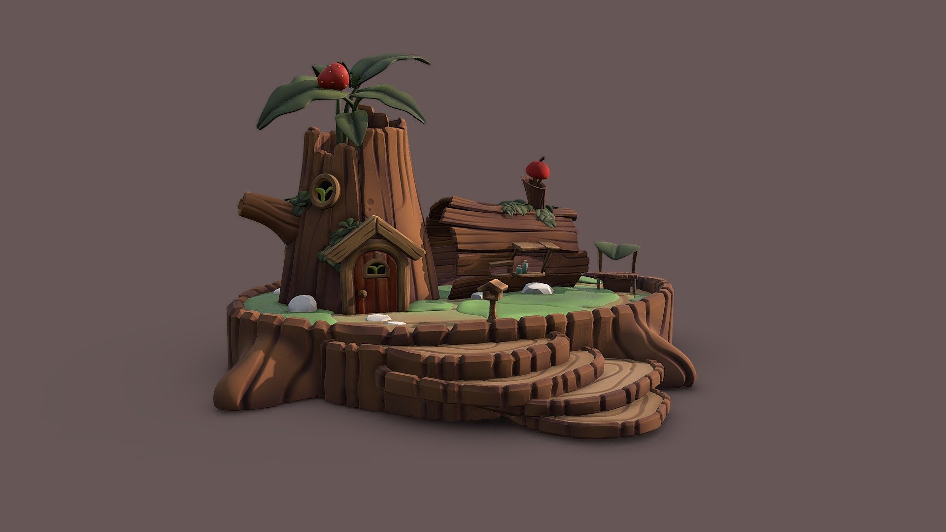 Treehouse DAE Sculpting - 3D model by mathew hoorne (@mathewhoorne ...