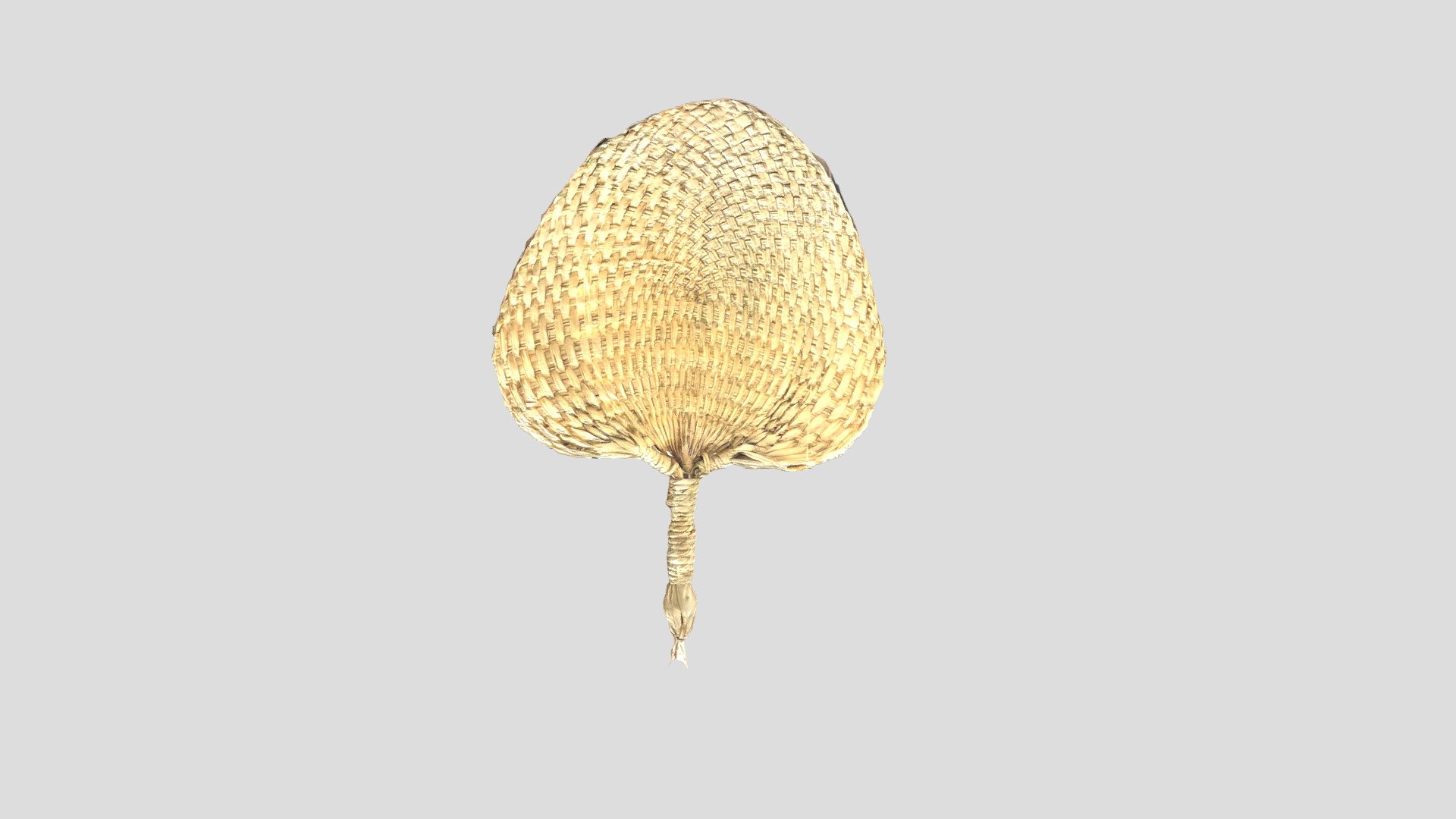 Cattail Leaf Fan 蒲扇 - 3D model by Heritage - The Way Forward (@jc ...