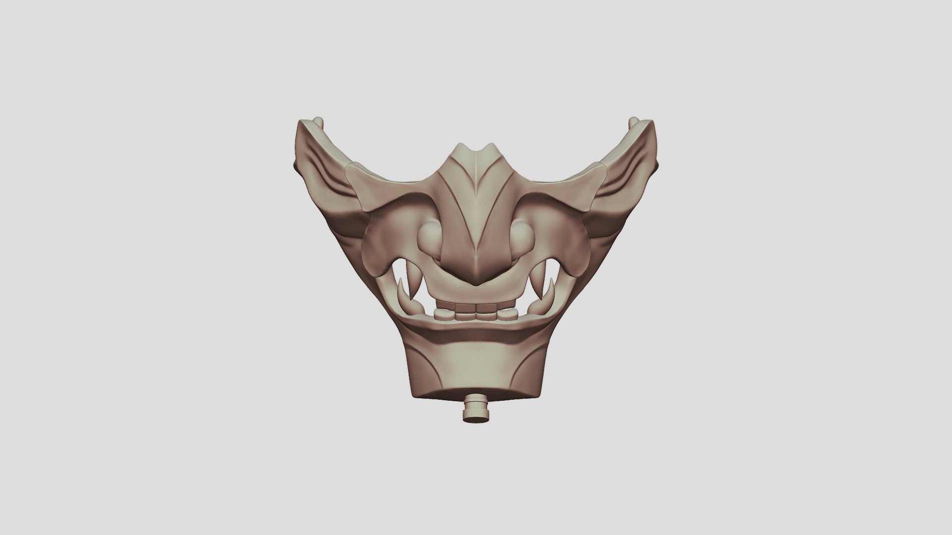 Ninja Mask, Ghost of Tsushima 3D print model - Buy Royalty Free 3D ...