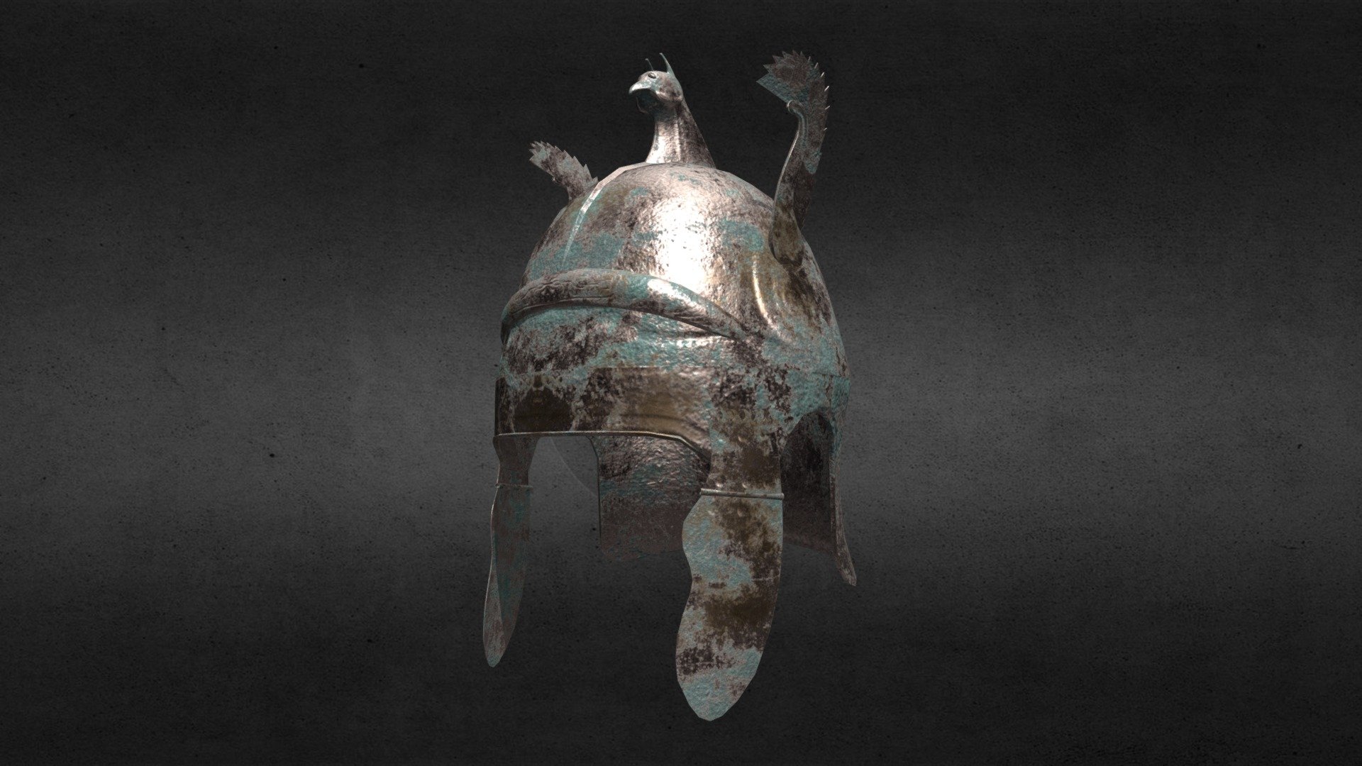 Ancient Attic Helmet - 3D model by LibraHades [2829c28] - Sketchfab