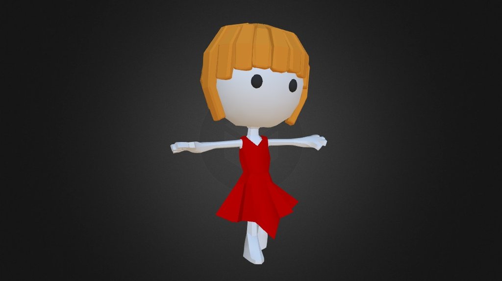Cute Character - 3D model by Ison (@XinChengWu) [282ab40] - Sketchfab