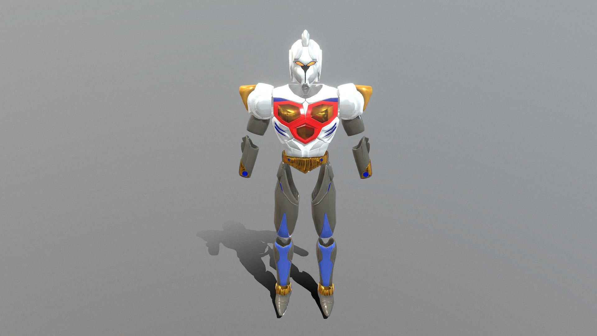 Justiriser- Shirogane ( Armor ) - 3D model by Surya.W.A (@surya3dmodel ...