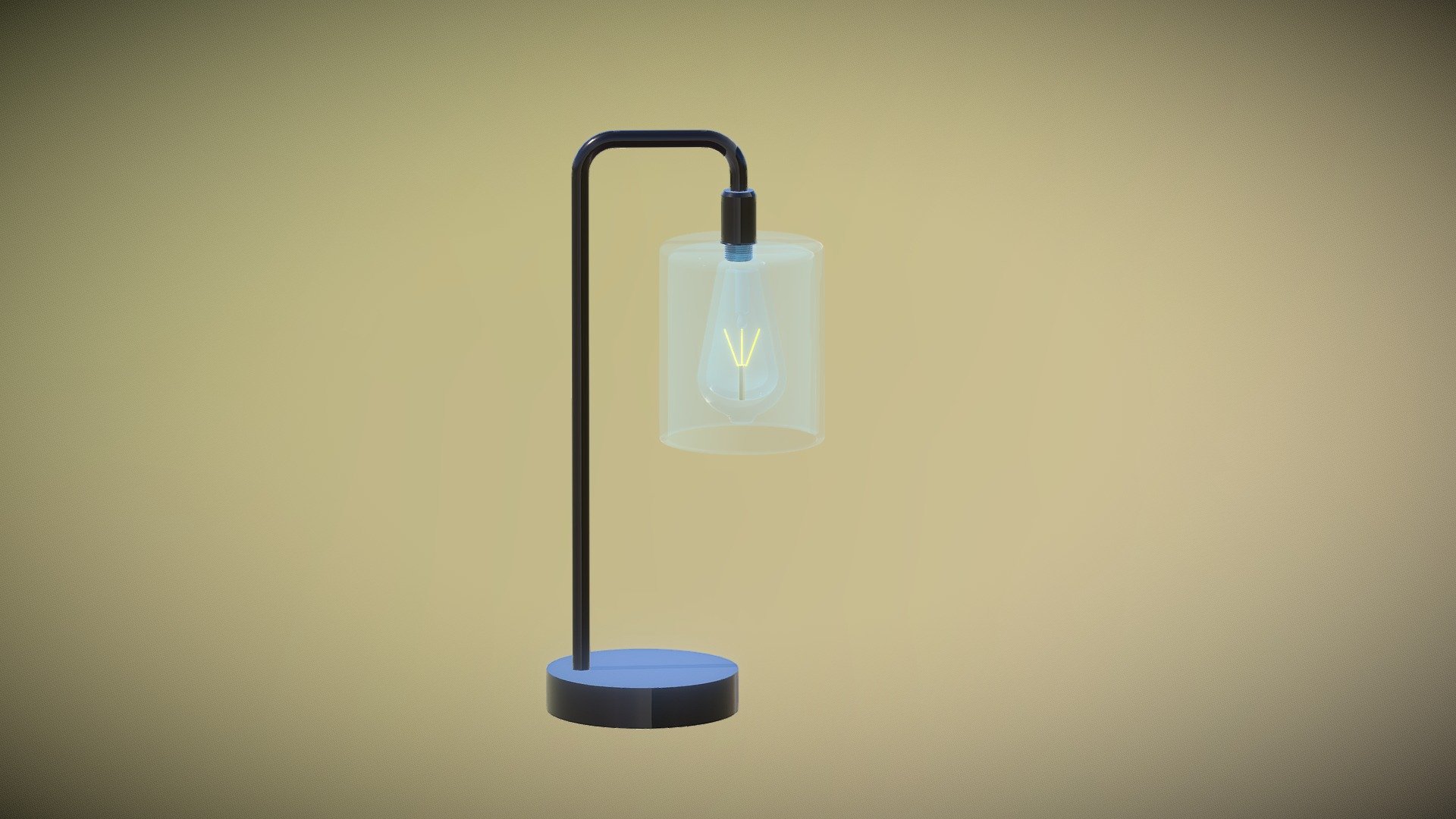 Lantern Inspired Touch Bedside Table Lamp - 3D model by geofroch ...