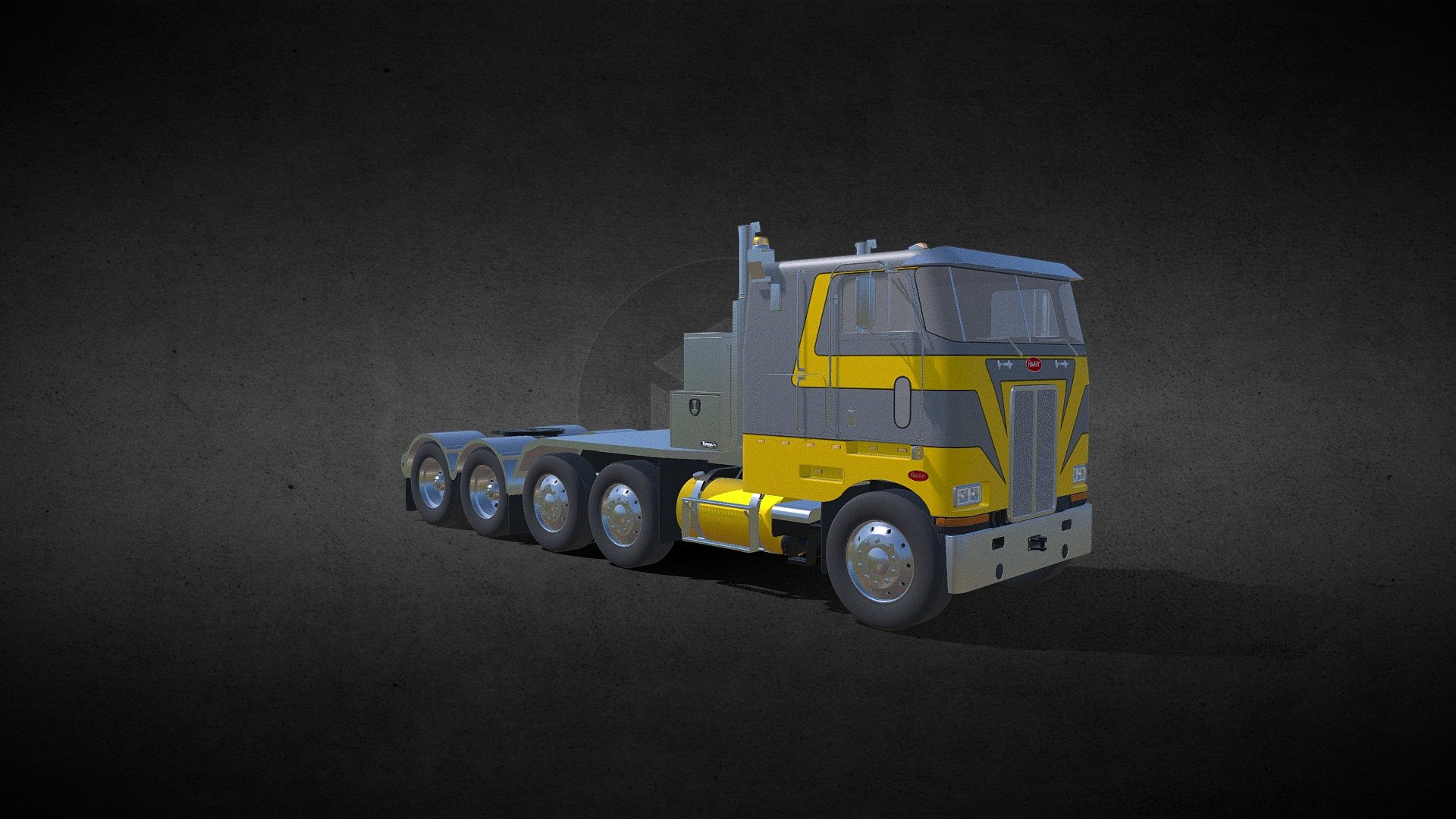 Peterbilt 362 Heavy haul - 3D model by bansheewoj [282d30a] - Sketchfab