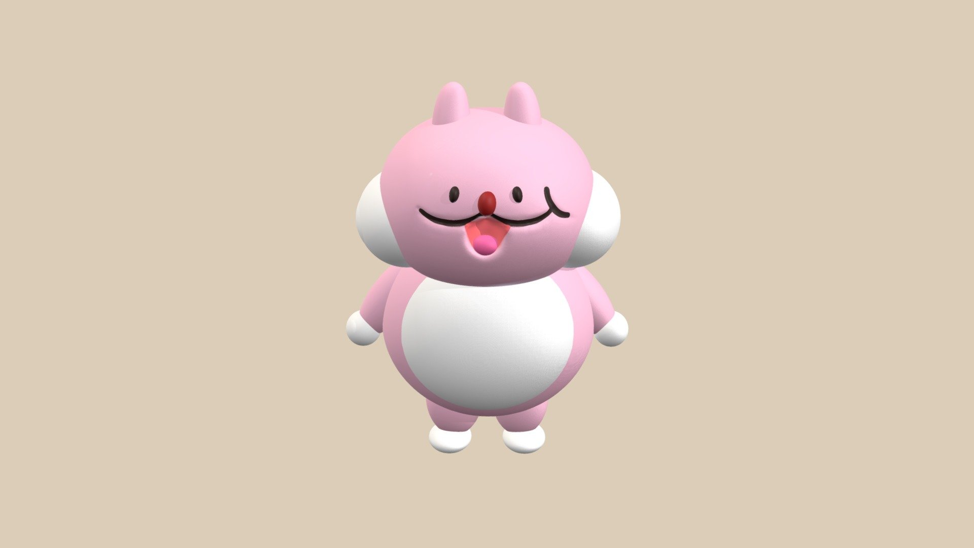 Strawberry Choco bunny - 3D model by allmylovefromp [282d86c] - Sketchfab