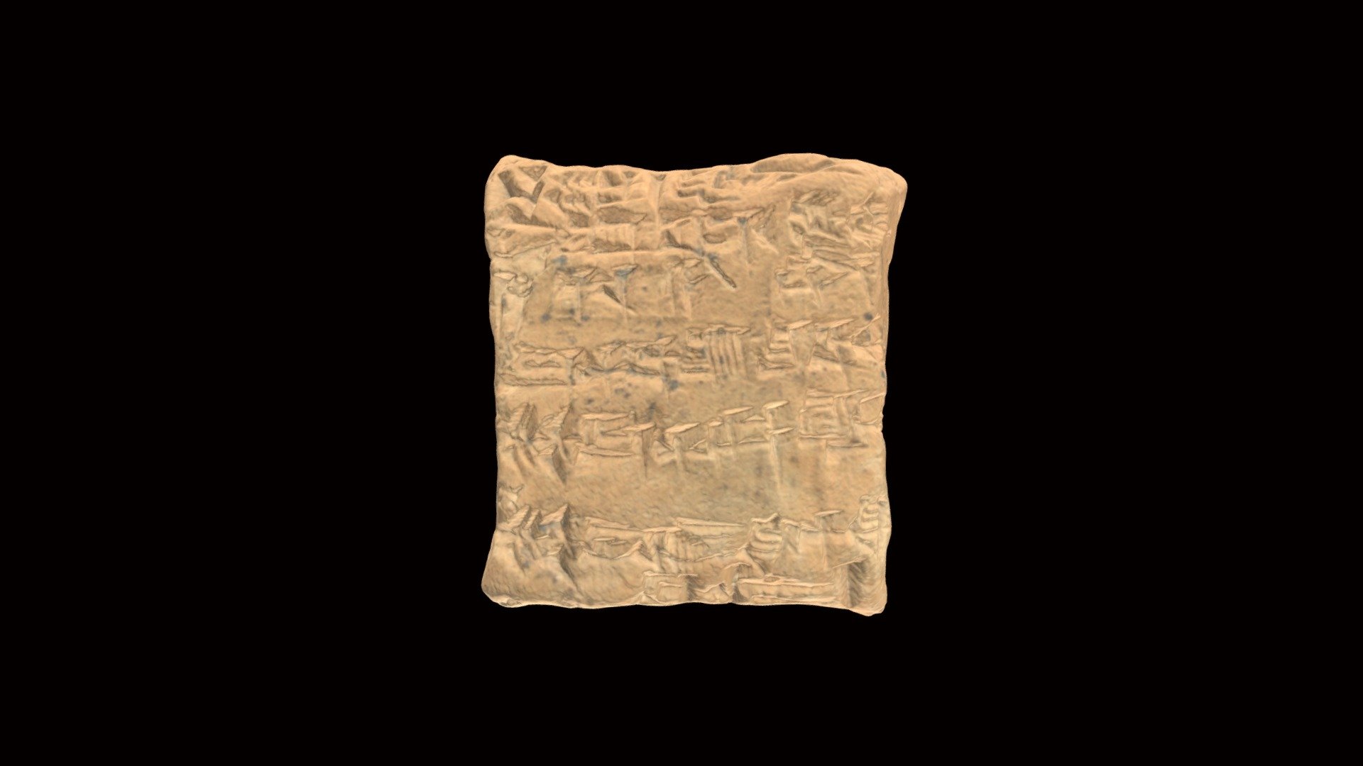 Cuneiform Tablet HMANE1909.5.24 - 3D model by Harvard Museum of the ...
