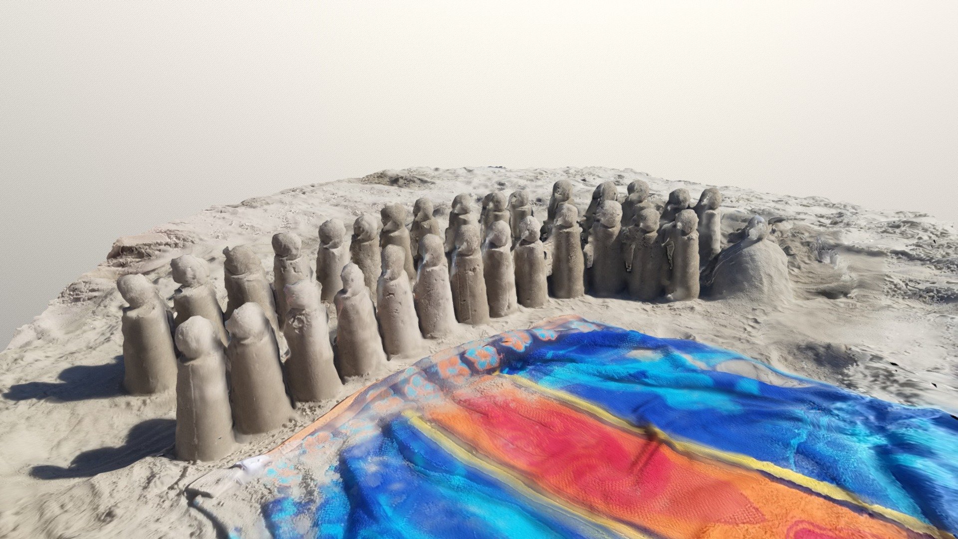 Sand Castle - 3D model by Tate Gong (@tategong) [2830047] - Sketchfab