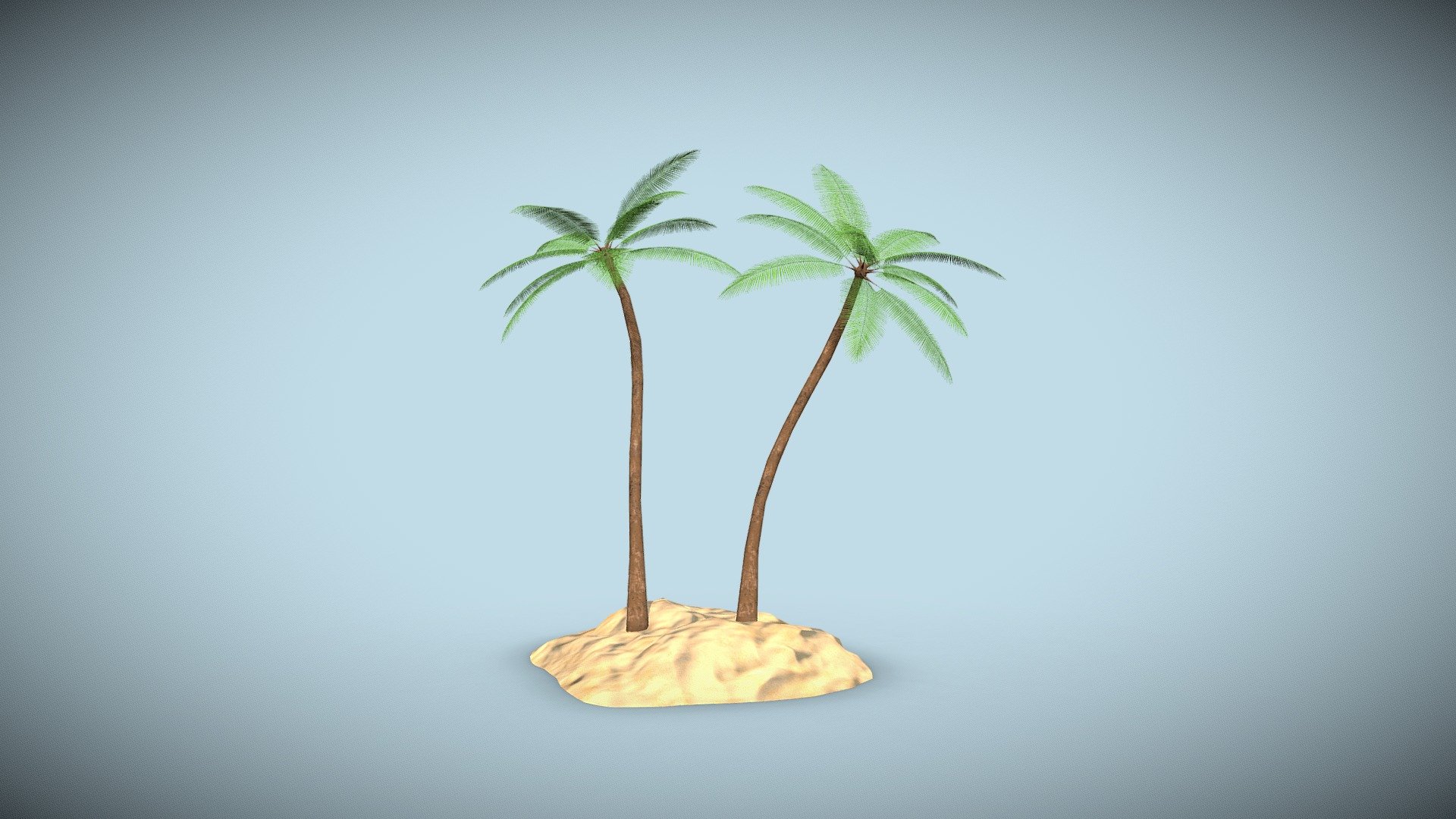 Palm Tree Model - Download Free 3D model by wojciechmiedziocha [2832863 ...