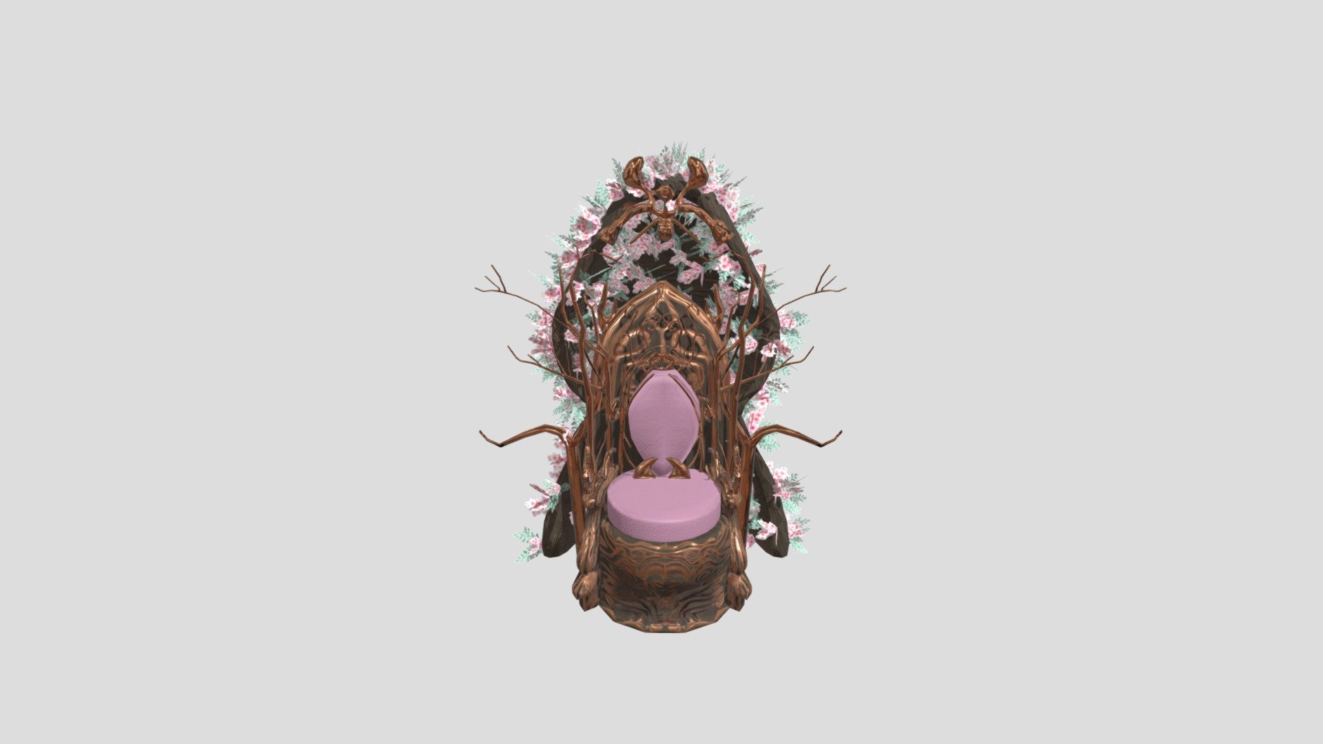 Fantastic Throne - 3D model by Miggi.Hernandez [2834072] - Sketchfab
