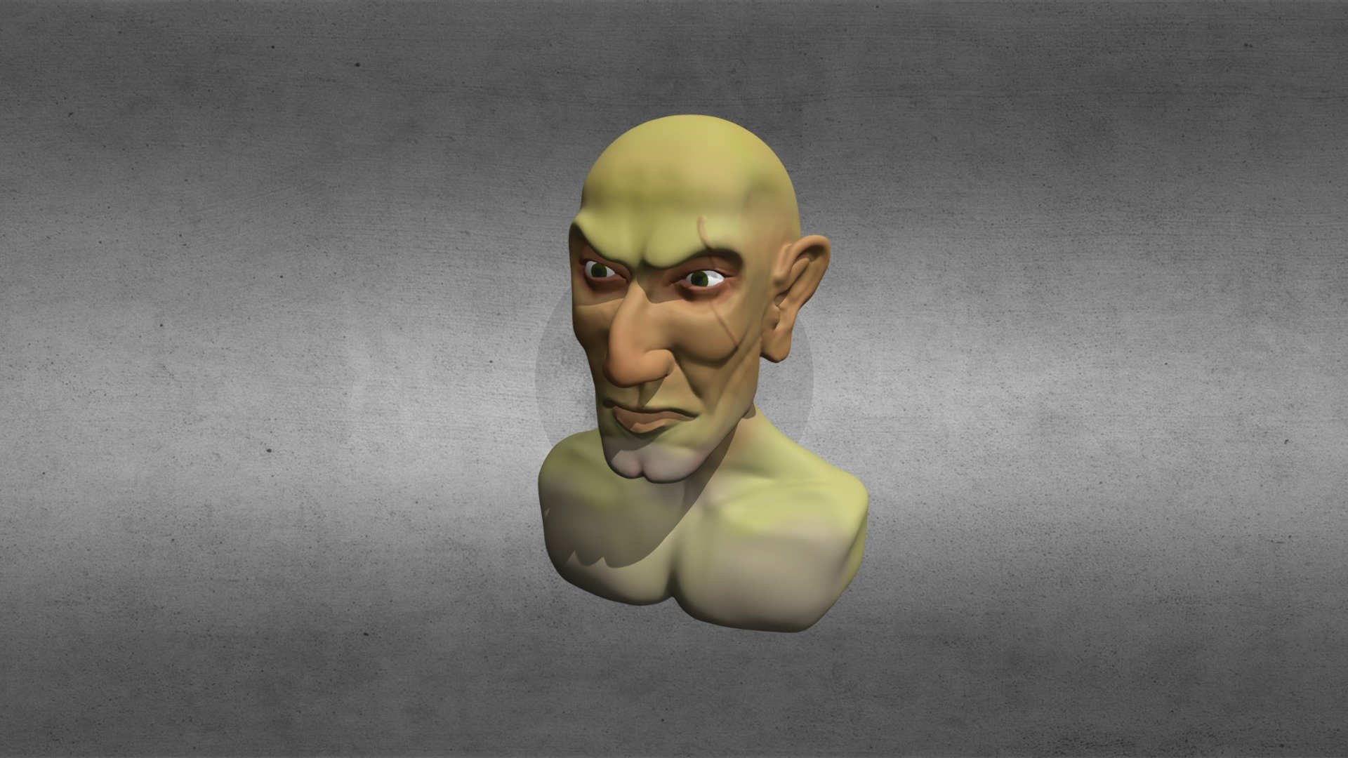 Bust of character (My first Sculpting) - Download Free 3D model by M ...